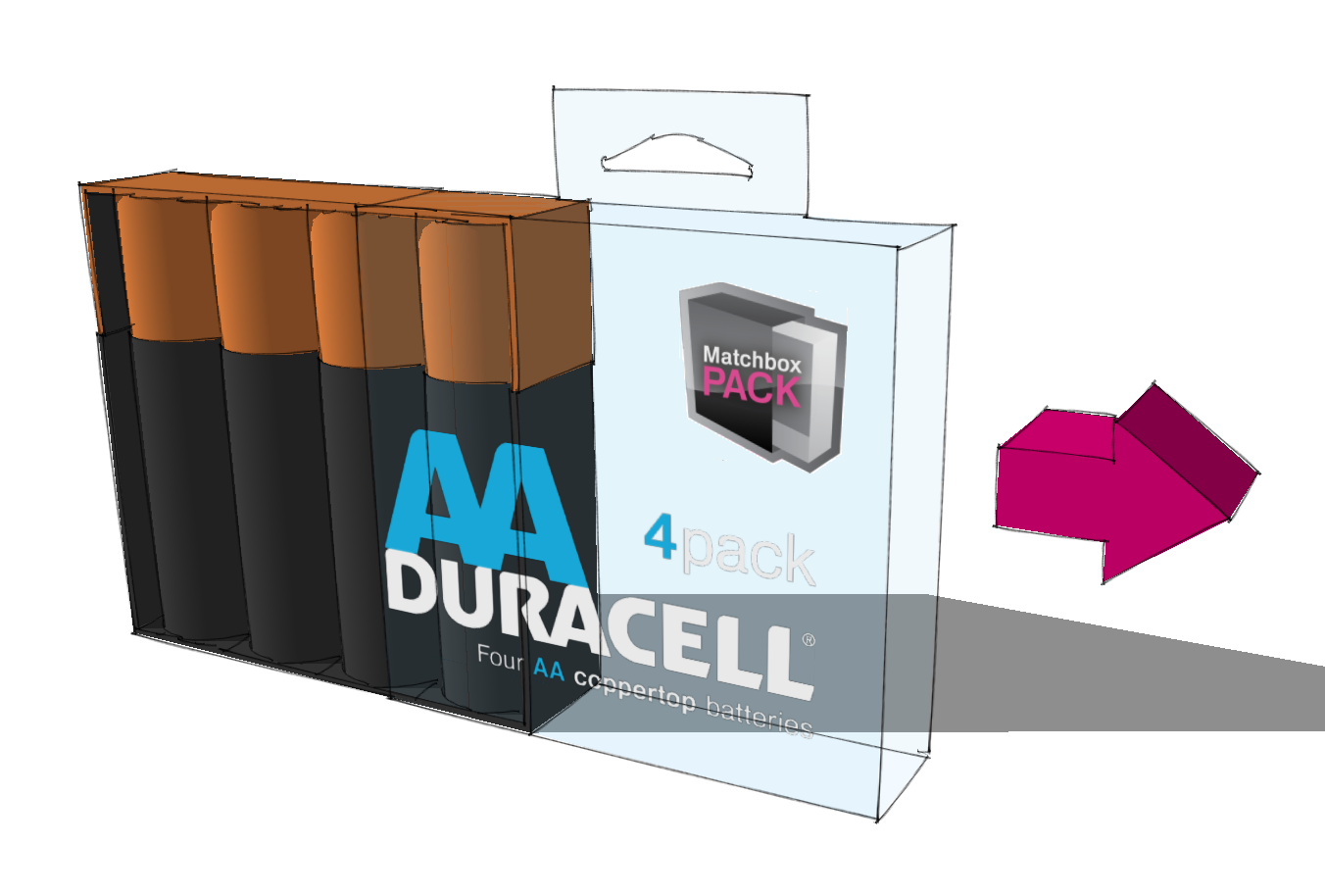 Duracell Packaging Design Innovation by Jonathon Ortlieb at Coroflot.com