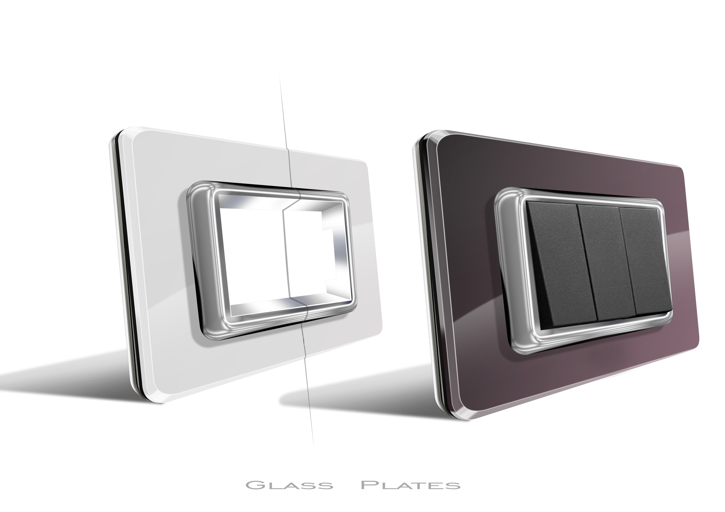 2021 - Glass switch Plates by GLADSTON D'SOUZA at Coroflot.com