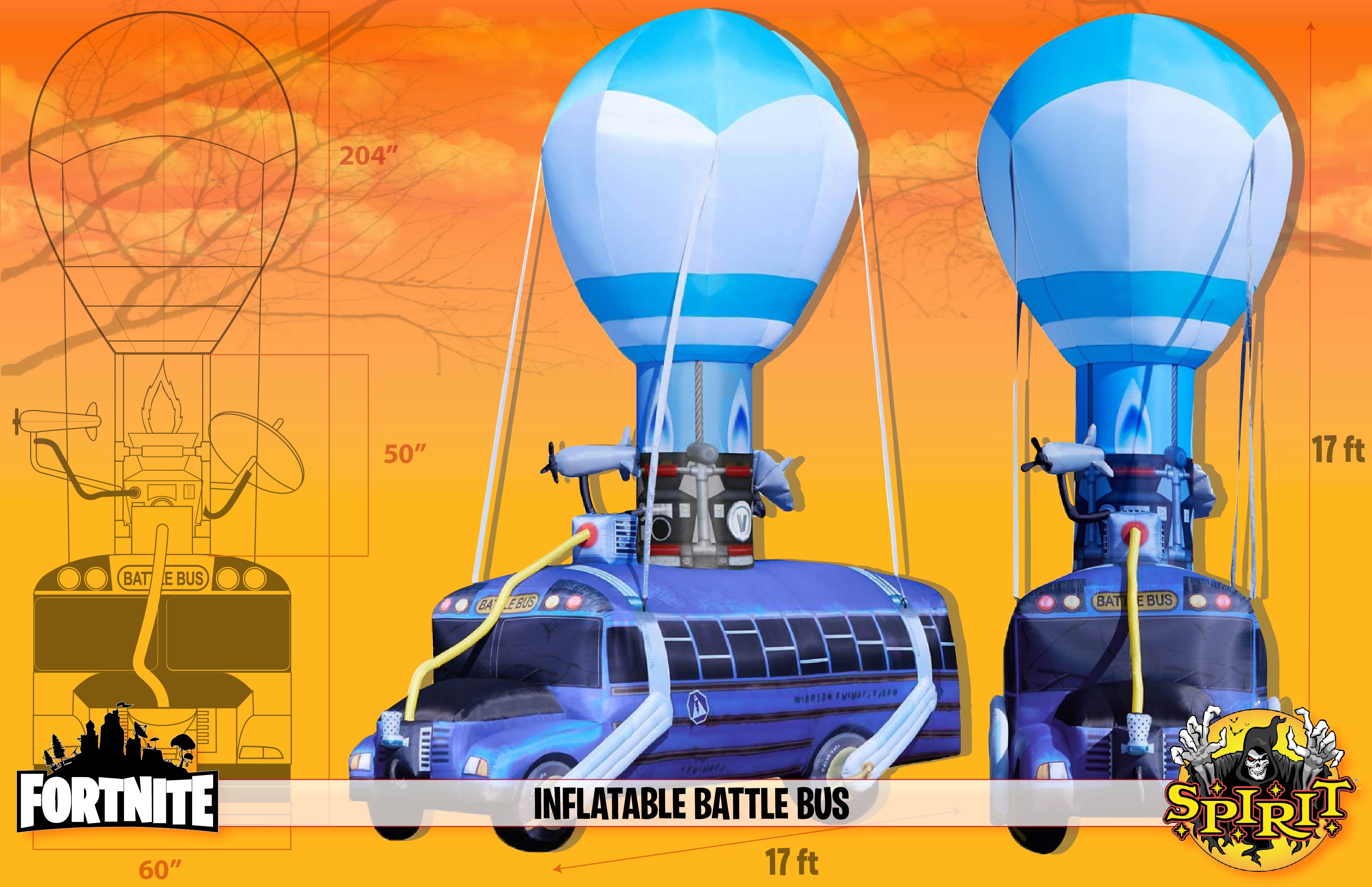 FORTNITE INFLATABLE BATTLE BUS by Seth Abrams at Coroflot.com