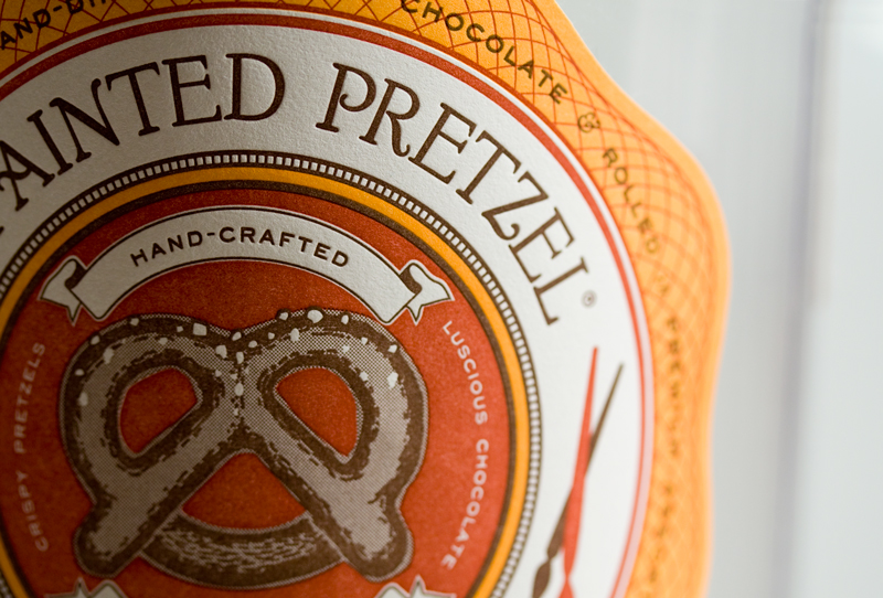 Chocolate Dipped Pretzels Packaging by Yael Miller at Coroflot.com