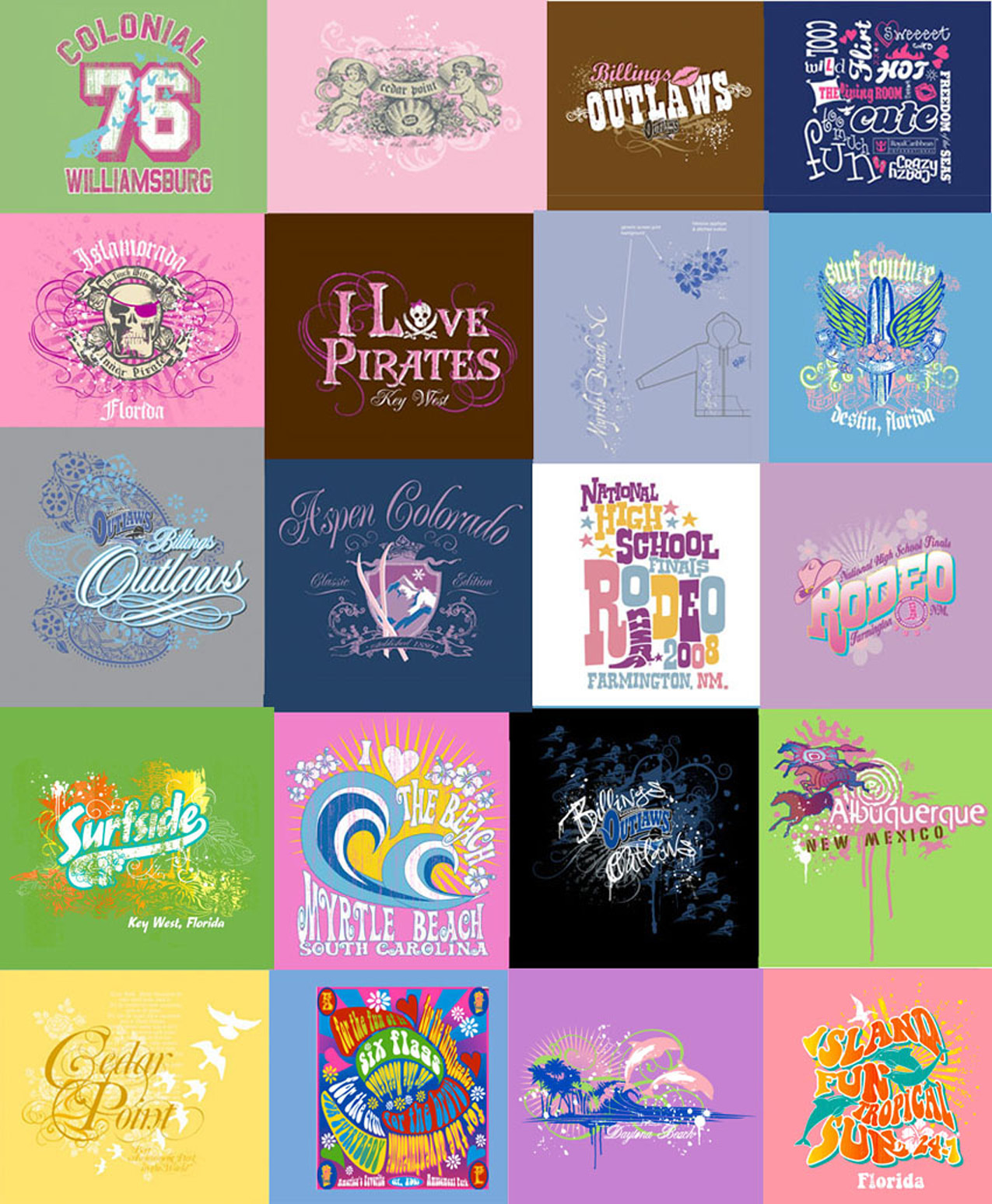 Retail Apparel Graphics by Ken Oliver at Coroflot.com