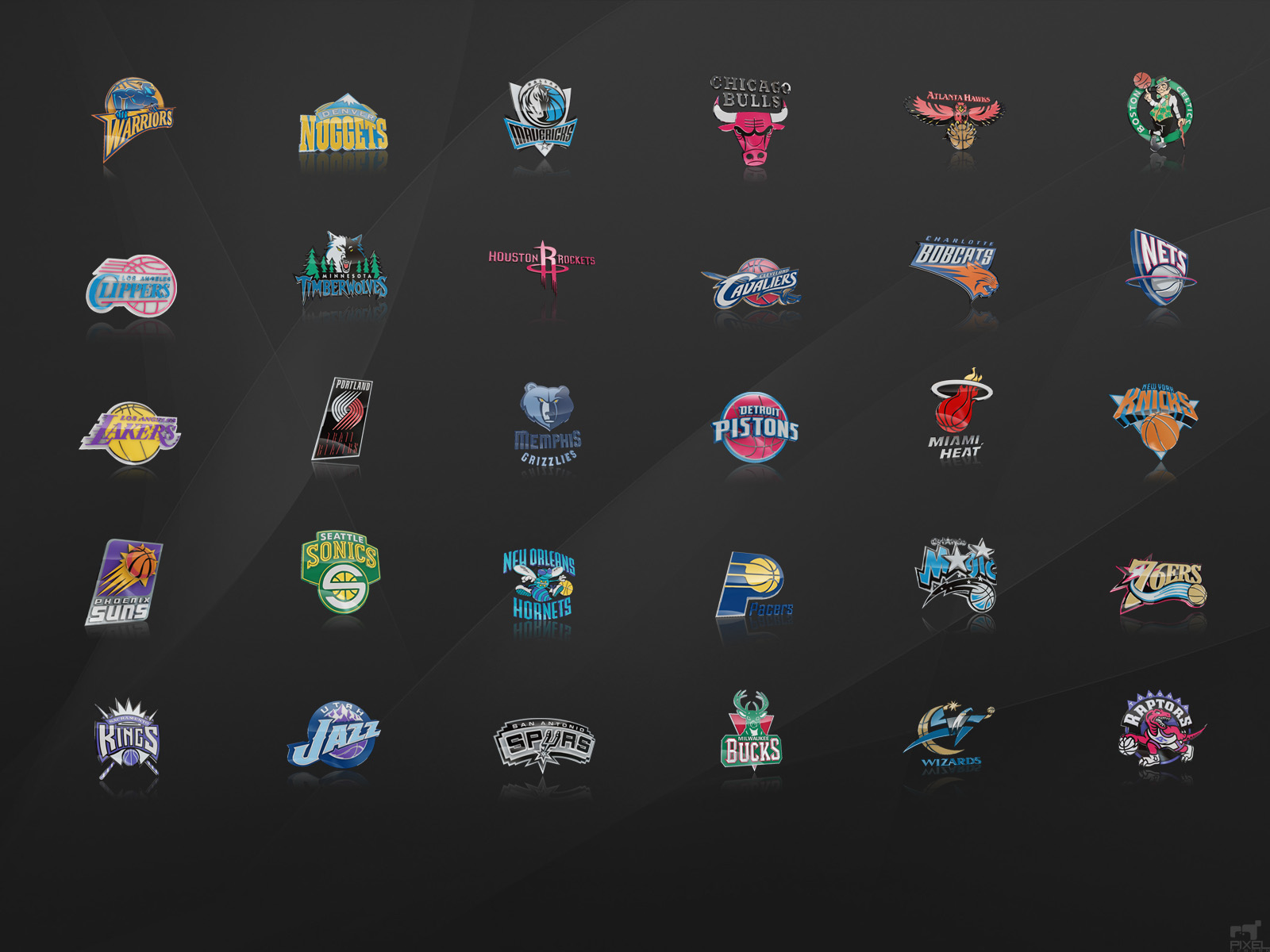 NBA Team Logos by Liem Nguyen at Coroflot.com