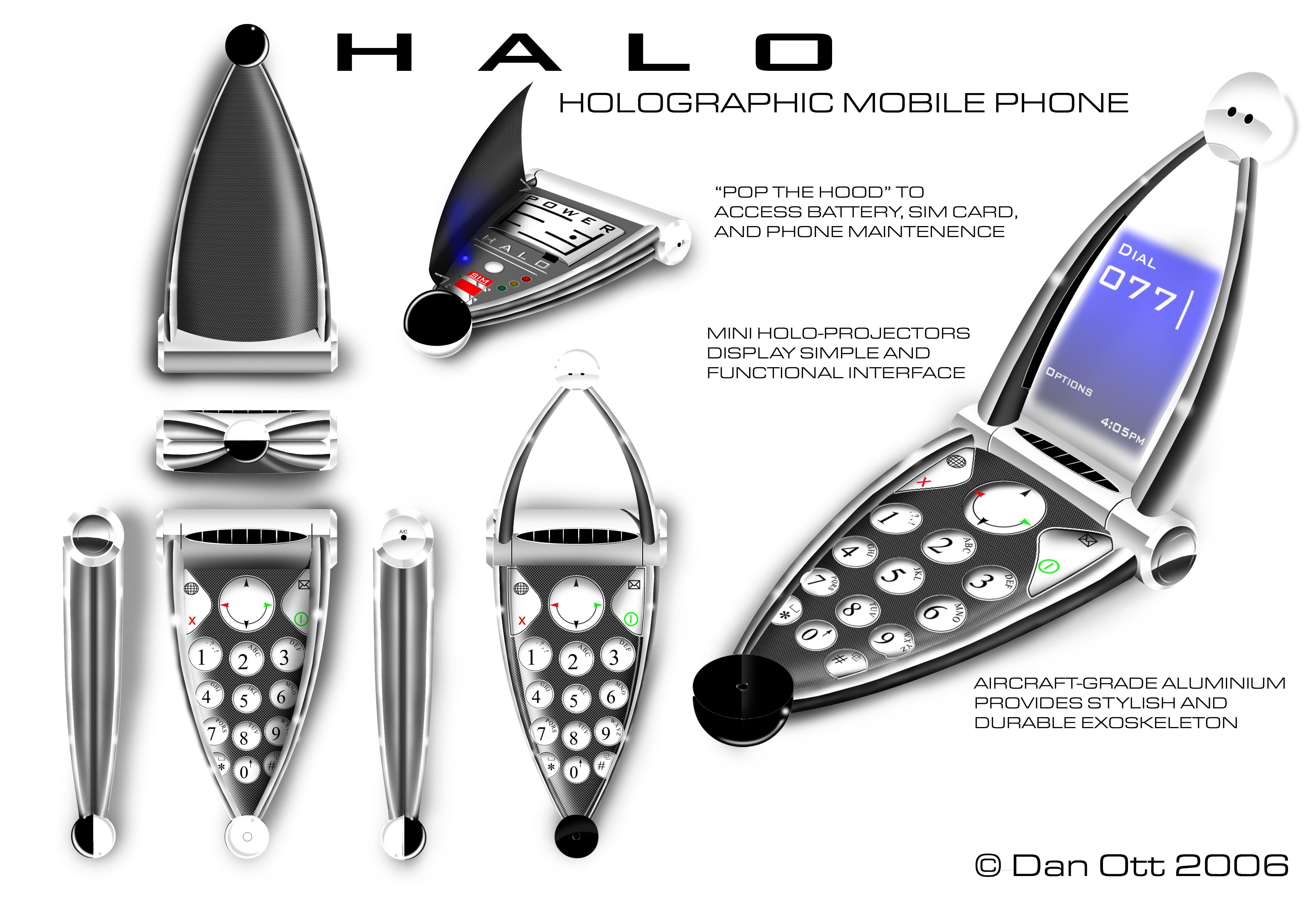 Halo Mobile Phone by Dan Ott at Coroflot.com