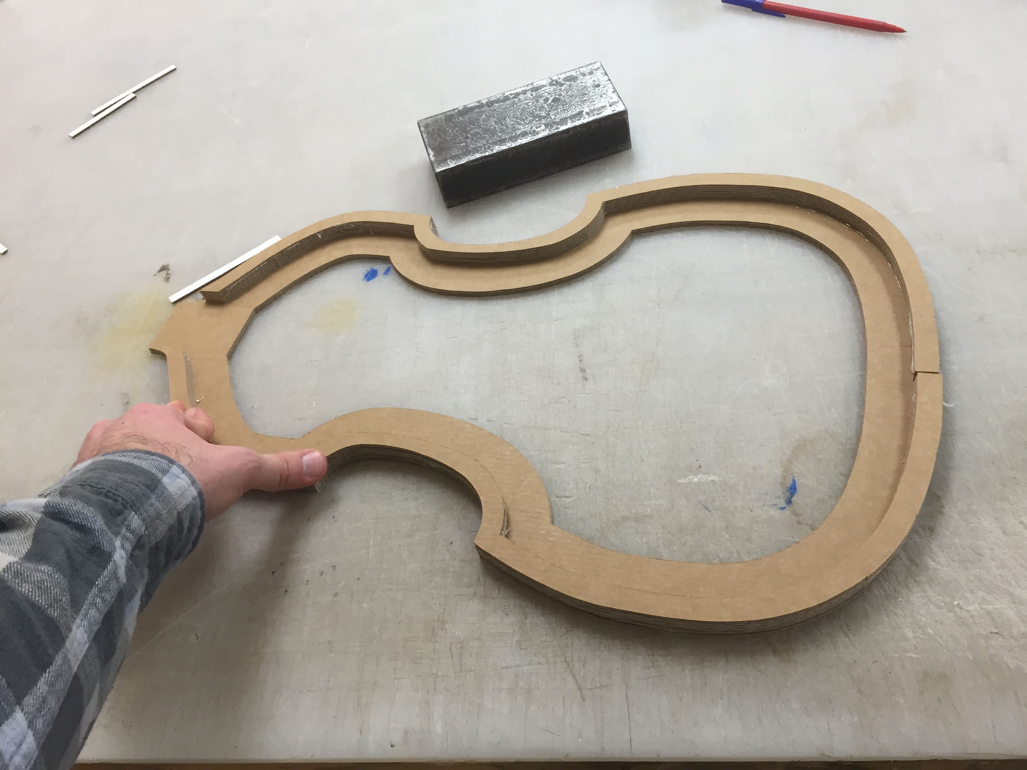 Cardboard Bass by Dan Ott at Coroflot.com