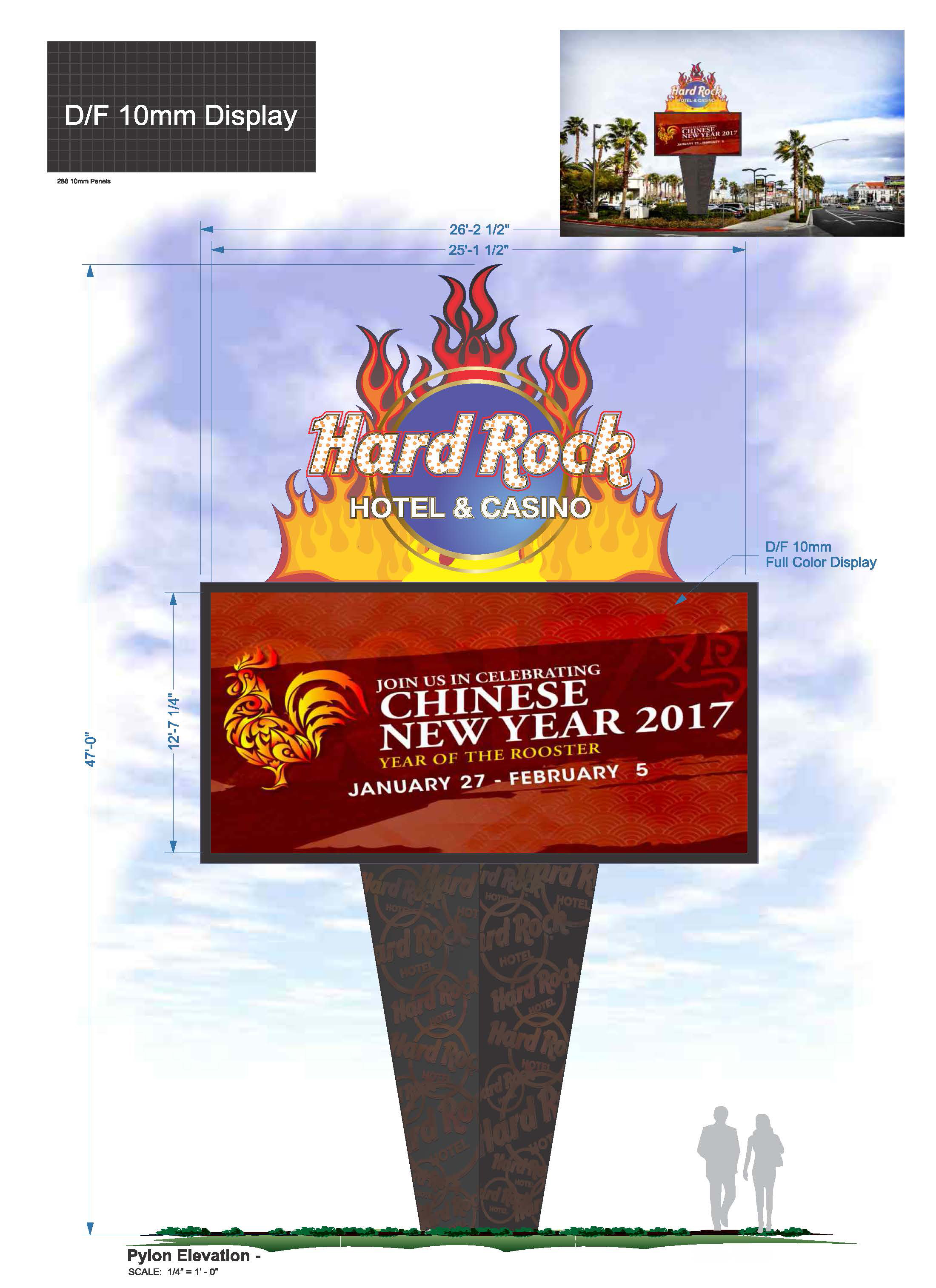 Hard Rock Casino Pylon Sign Concepts by Matthew Carter at Coroflot.com