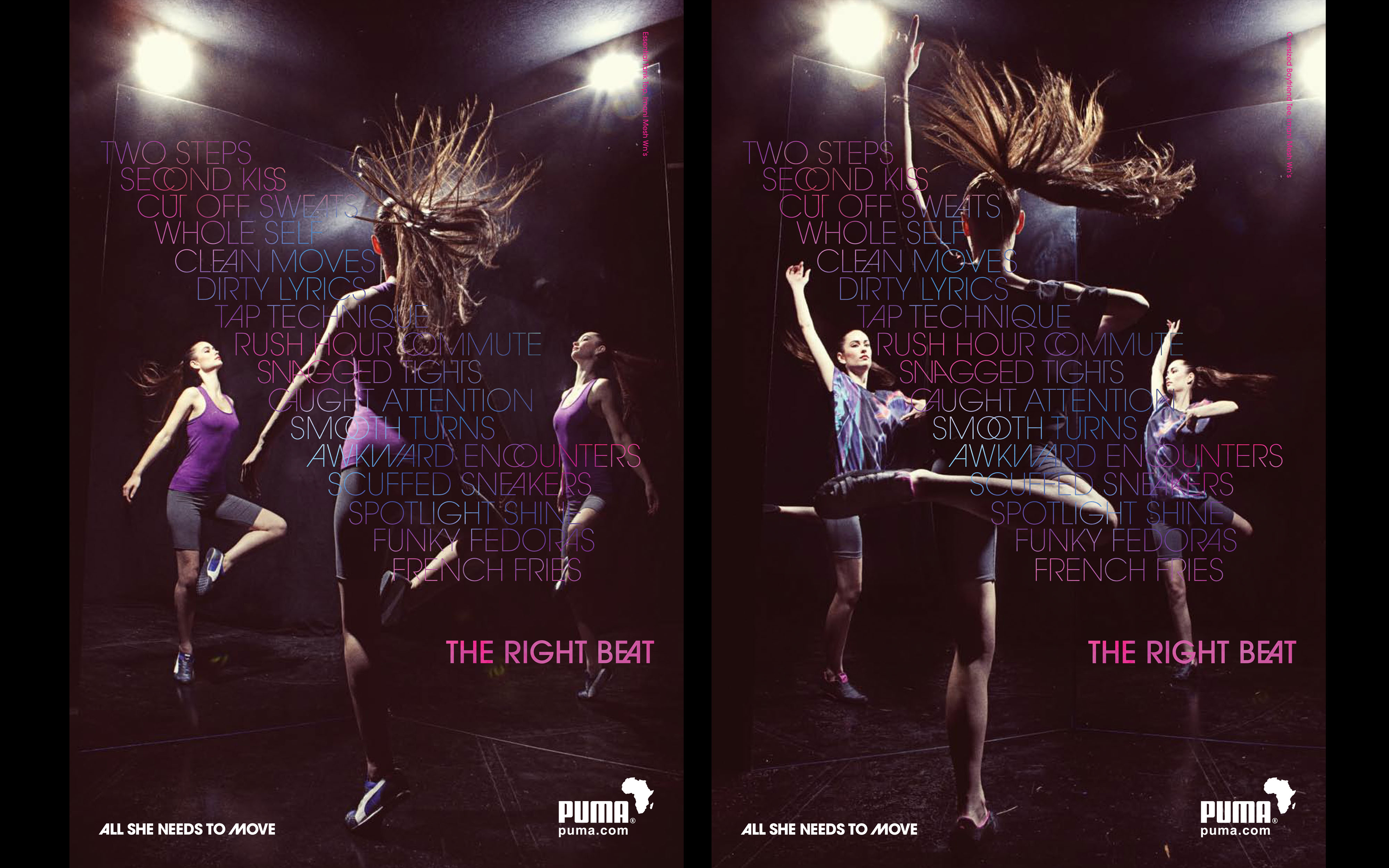 PUMA International & PUMA Dance by Lauren Dellaquila at Coroflot.com