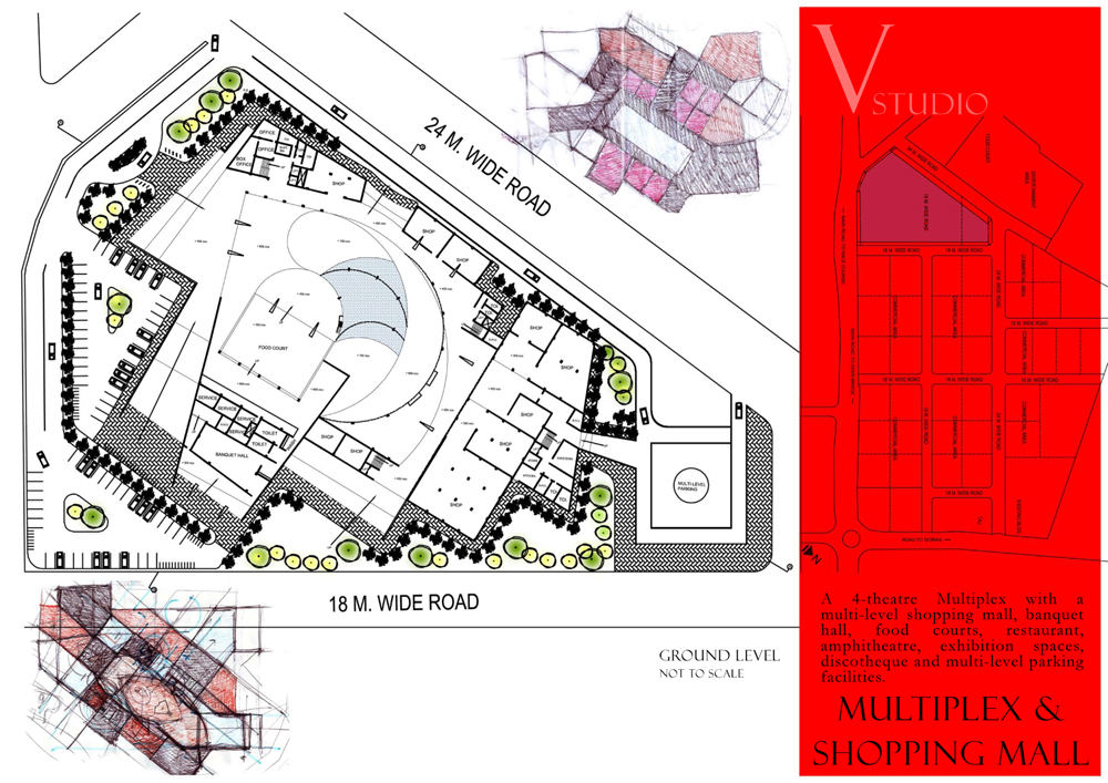 Multiplex and Shopping Mall by Amrita Chowdhury at Coroflot.com