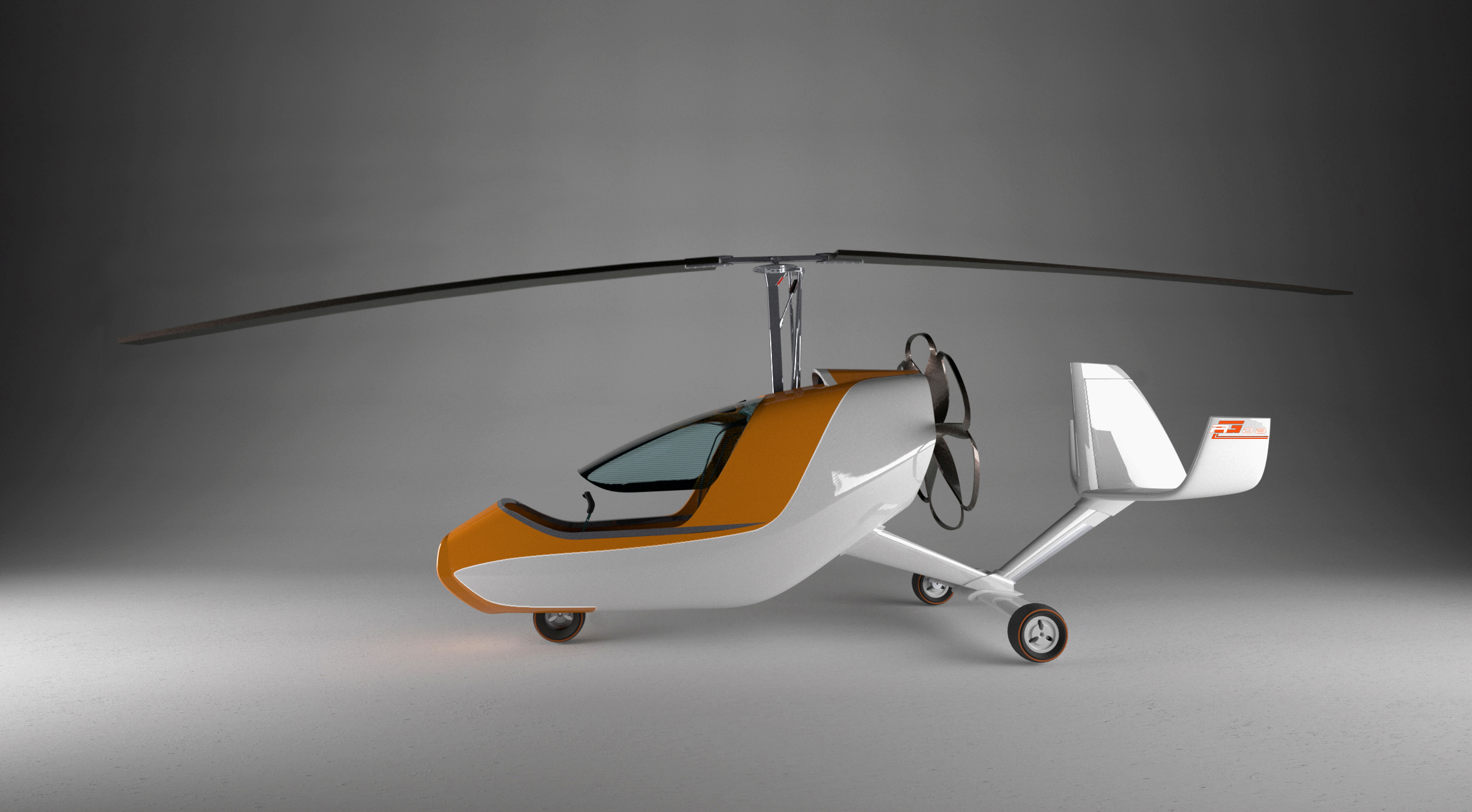 Gyrocopter concept design by J Roberto Inderbitzin at Coroflot.com