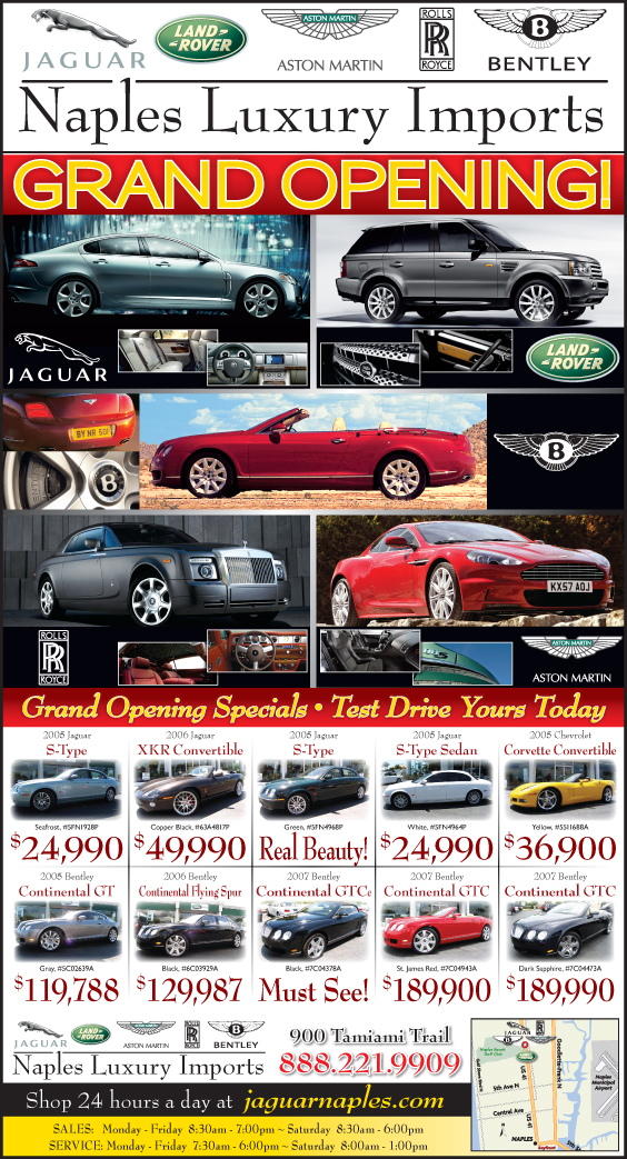 Luxury Automotive - Newspaper ads by Scott Licht at Coroflot.com
