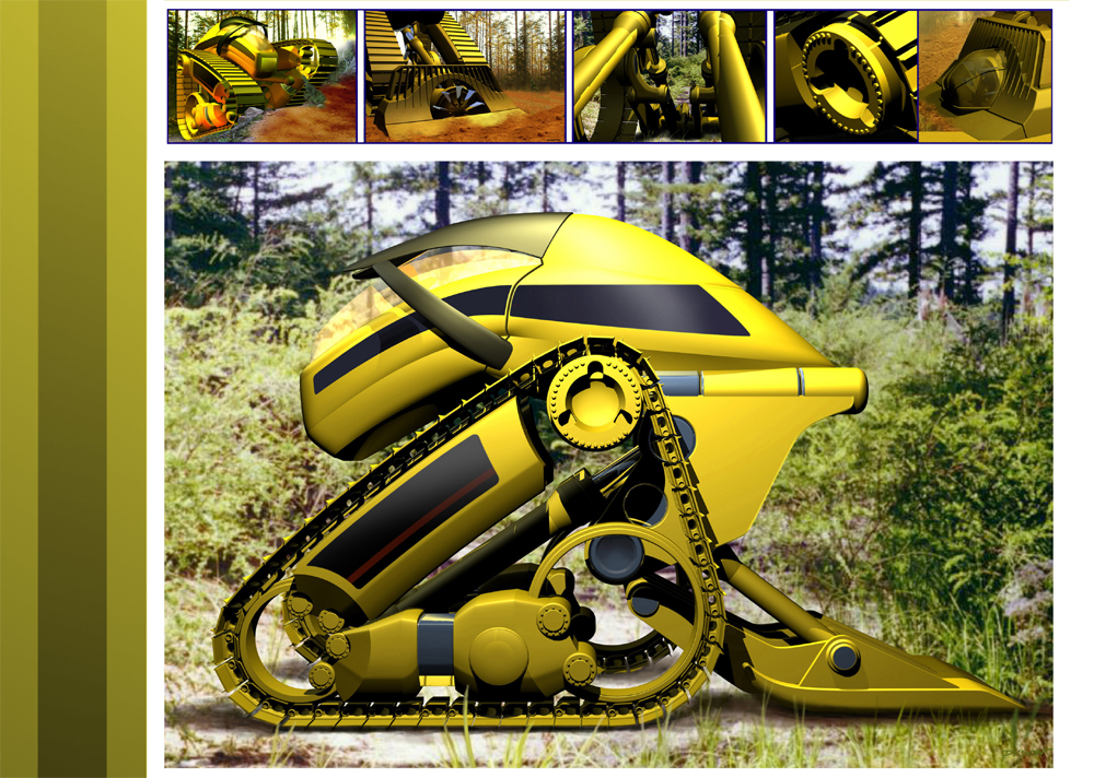 Earth Moving Machines by Loran Dyson at Coroflot.com