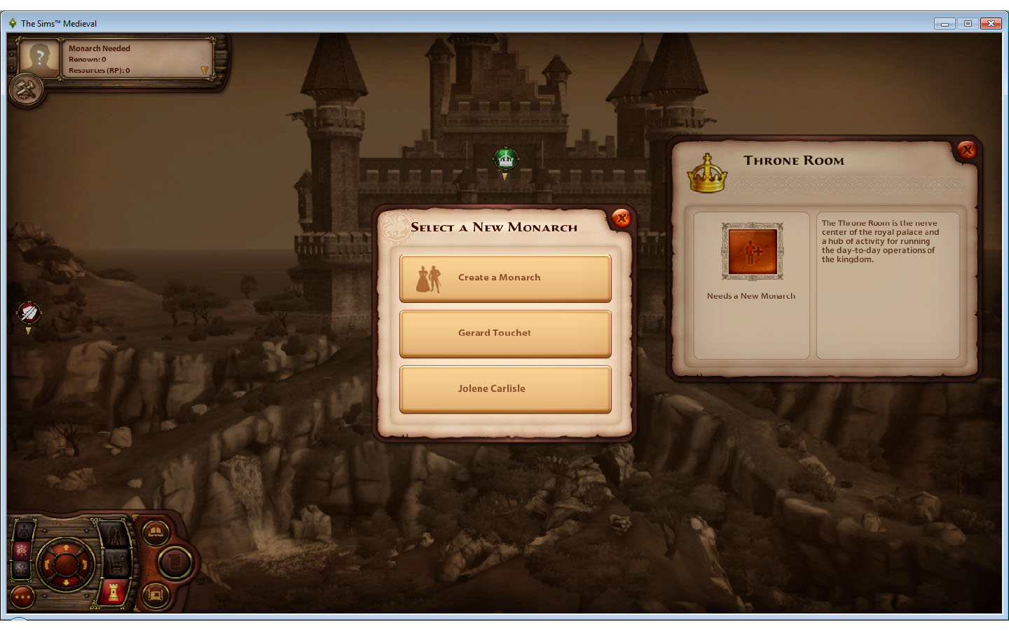 UI Design - The Sims: Medieval by Siddhartha Deb at Coroflot.com