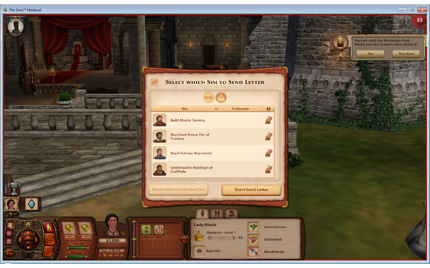 UI Design - The Sims: Medieval by Siddhartha Deb at Coroflot.com