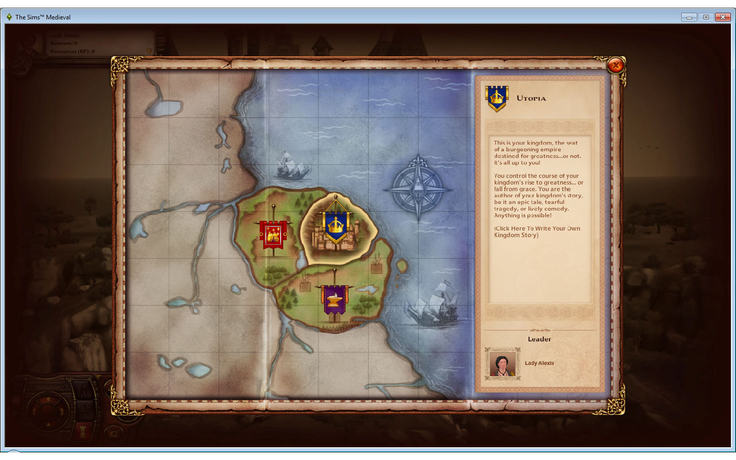 UI Design - The Sims: Medieval by Siddhartha Deb at Coroflot.com