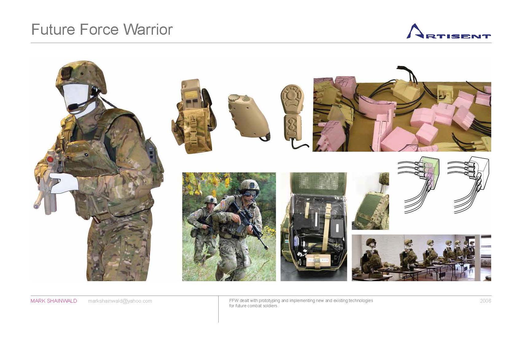 Future Force Warrior by Mark Shainwald at Coroflot.com