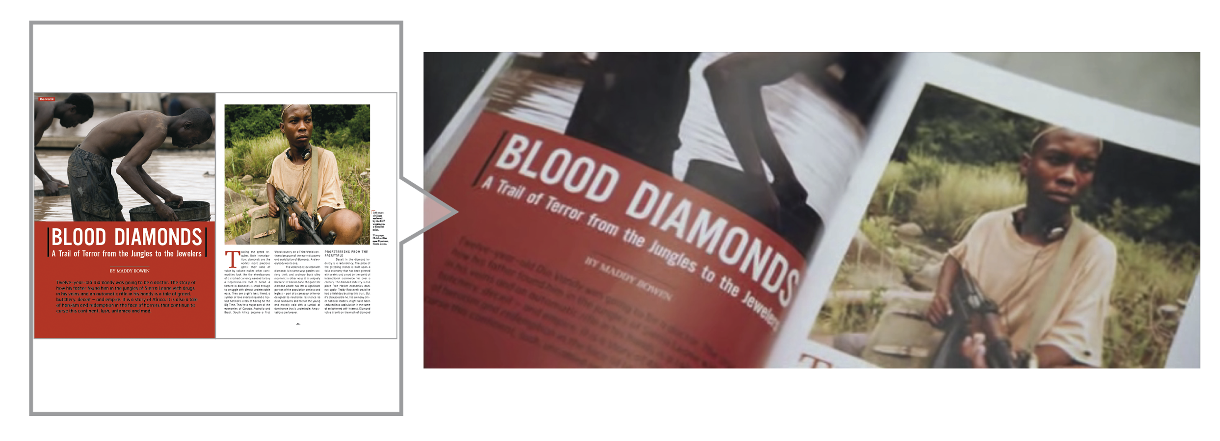 Blood Diamond Movie Prop Design by Thomas Cabus at Coroflot.com