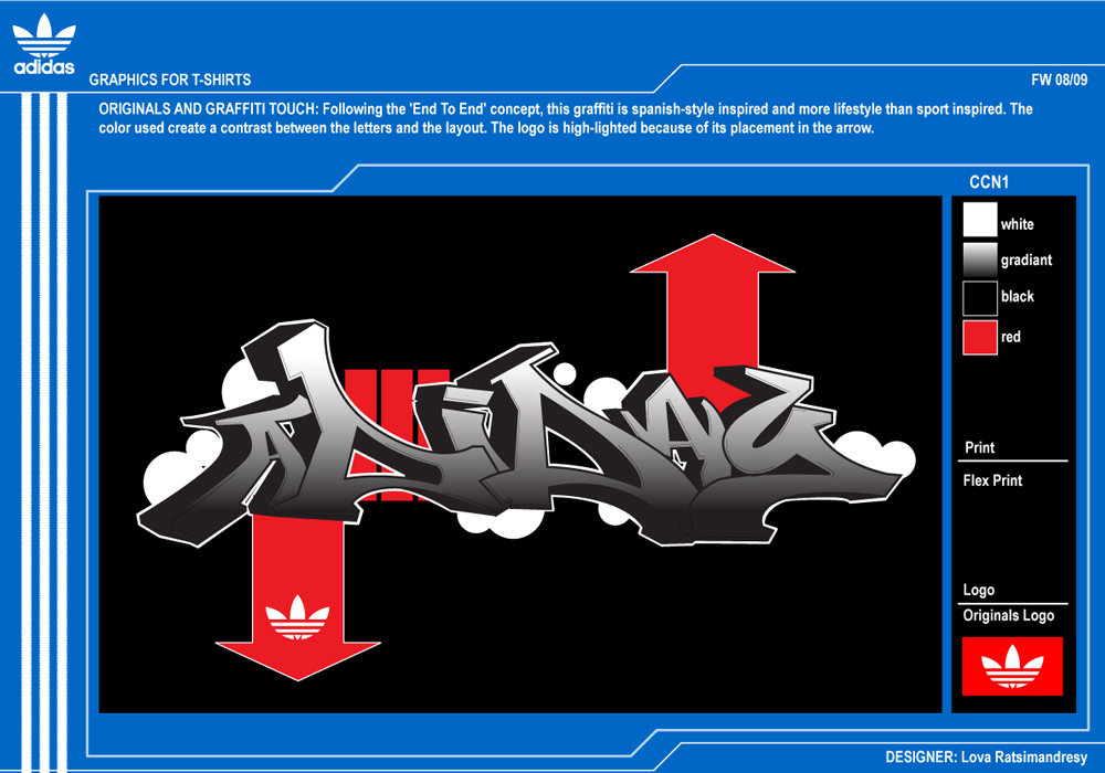 adidas Originals Graphics by Lova Ratsimandresy at Coroflot.com