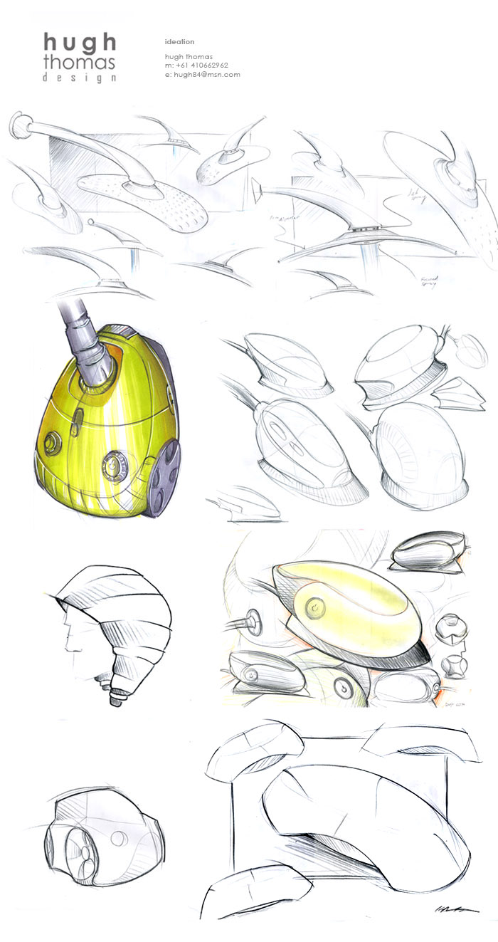 Ideation Sketches by Hugh Thomas at Coroflot.com