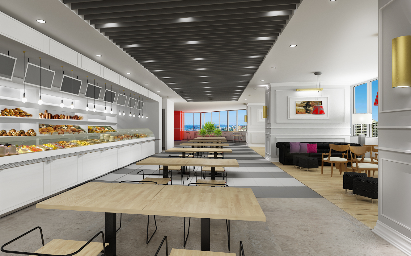 CITIBANK TOWER LOBBY & FOOD HALL by Jeffrey Ibañez at Coroflot.com