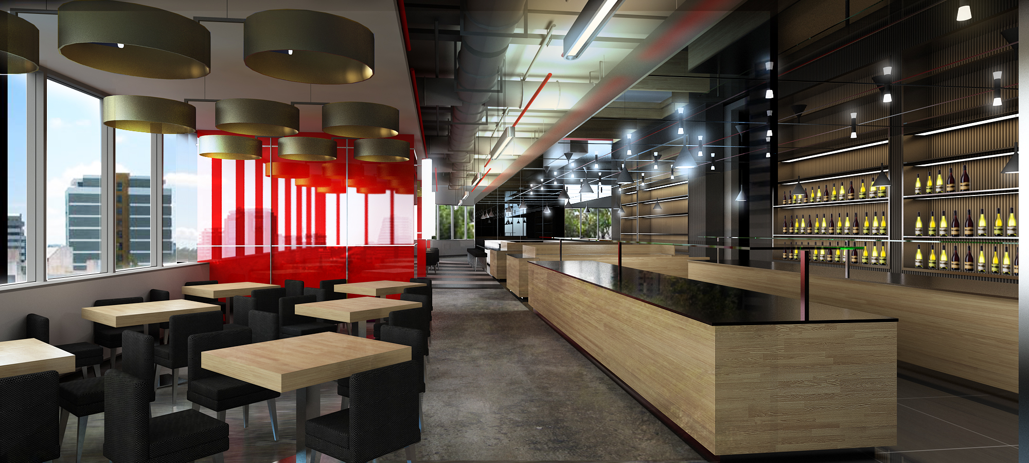 CITIBANK TOWER LOBBY & FOOD HALL by Jeffrey Ibañez at Coroflot.com