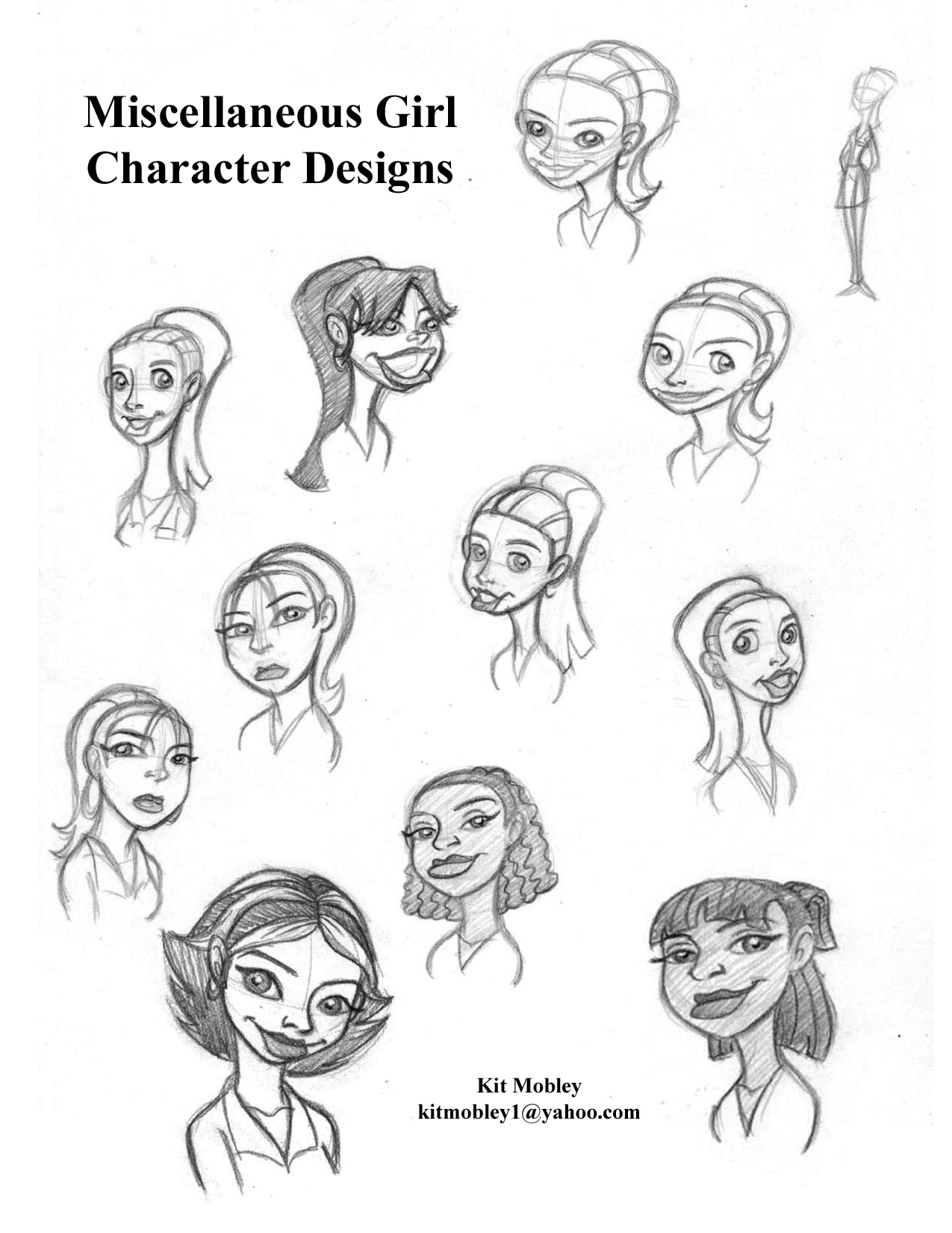 Character Design and Animation by Kit Mobley at Coroflot.com