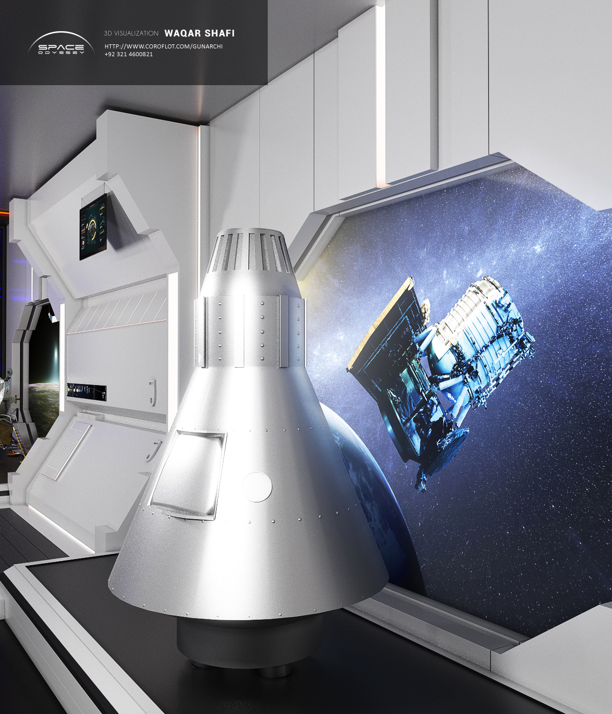 Space Odyssey [Space themed event design] by waqar shafi at Coroflot.com