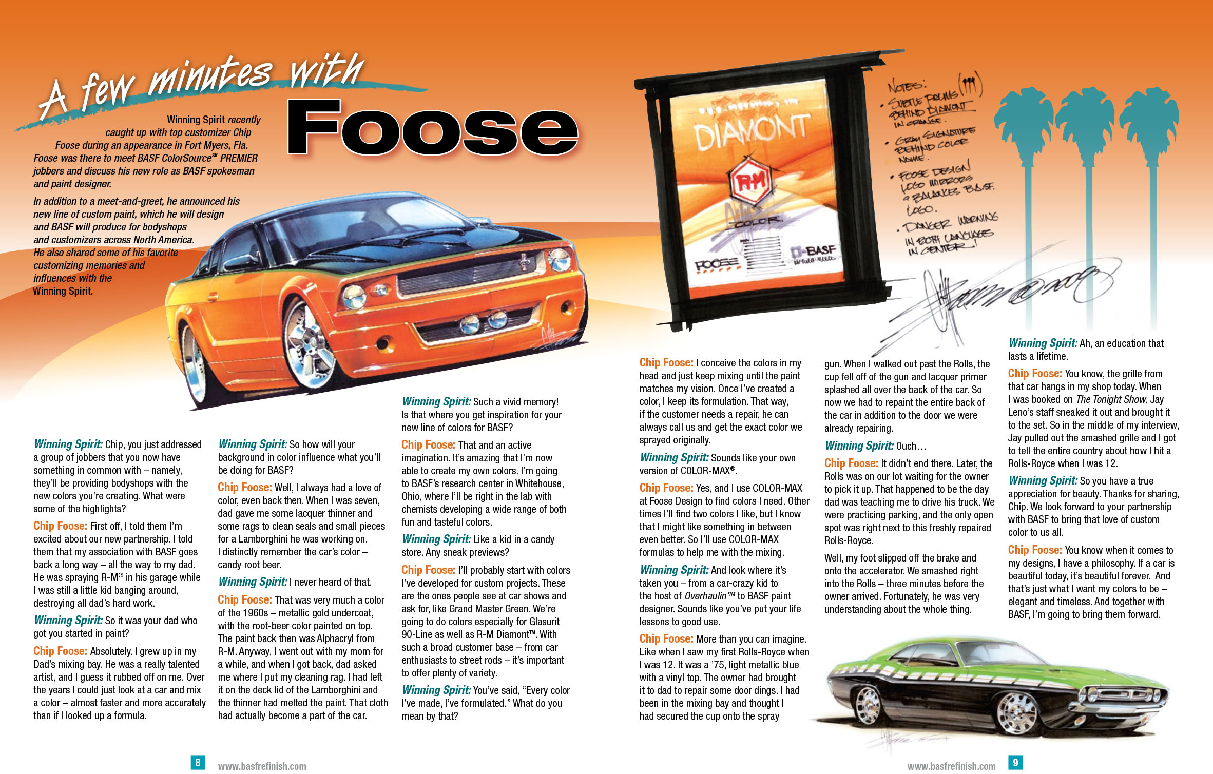 BASF Winning Spirit direct mail magazine by Bill Bartley at Coroflot.com