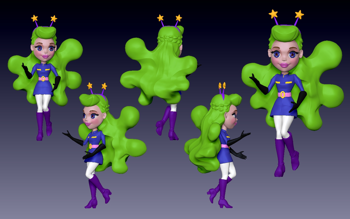 3D Modeling - Toy Character Concept by Sonya Park at Coroflot.com