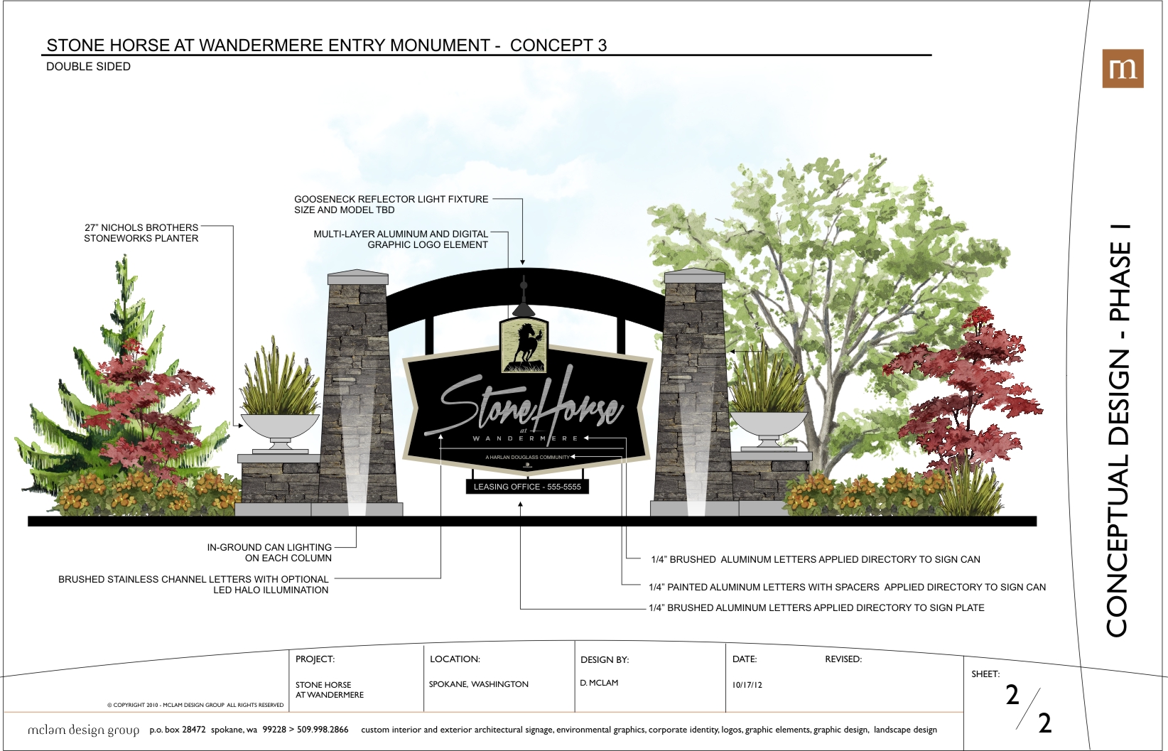 Architectural Signage, Sign Monuments and Display Design by Dale McLam ...