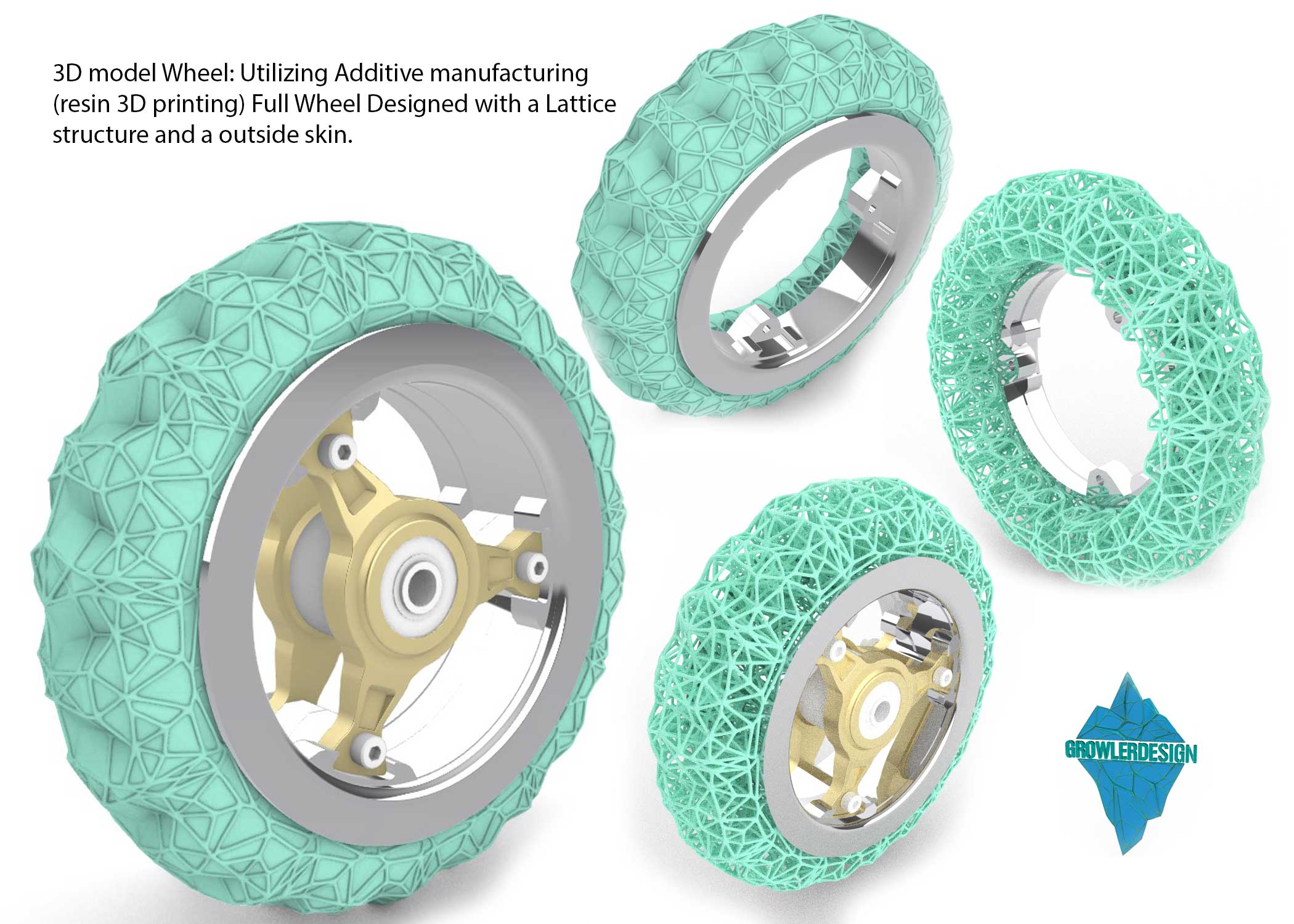 3D printing/additive manufacturing using lattice structure by Greg ...