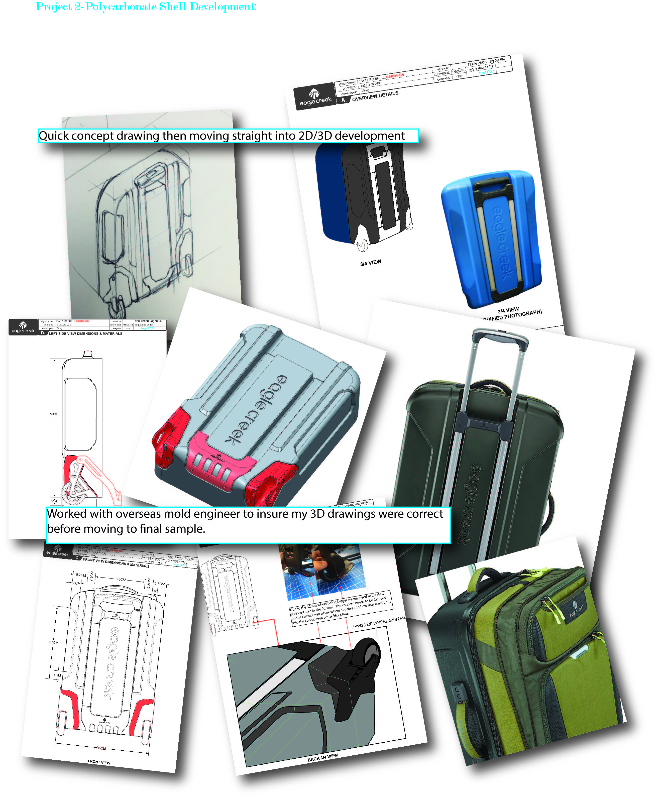 luggage Project examples by Greg Vehlies at Coroflot.com
