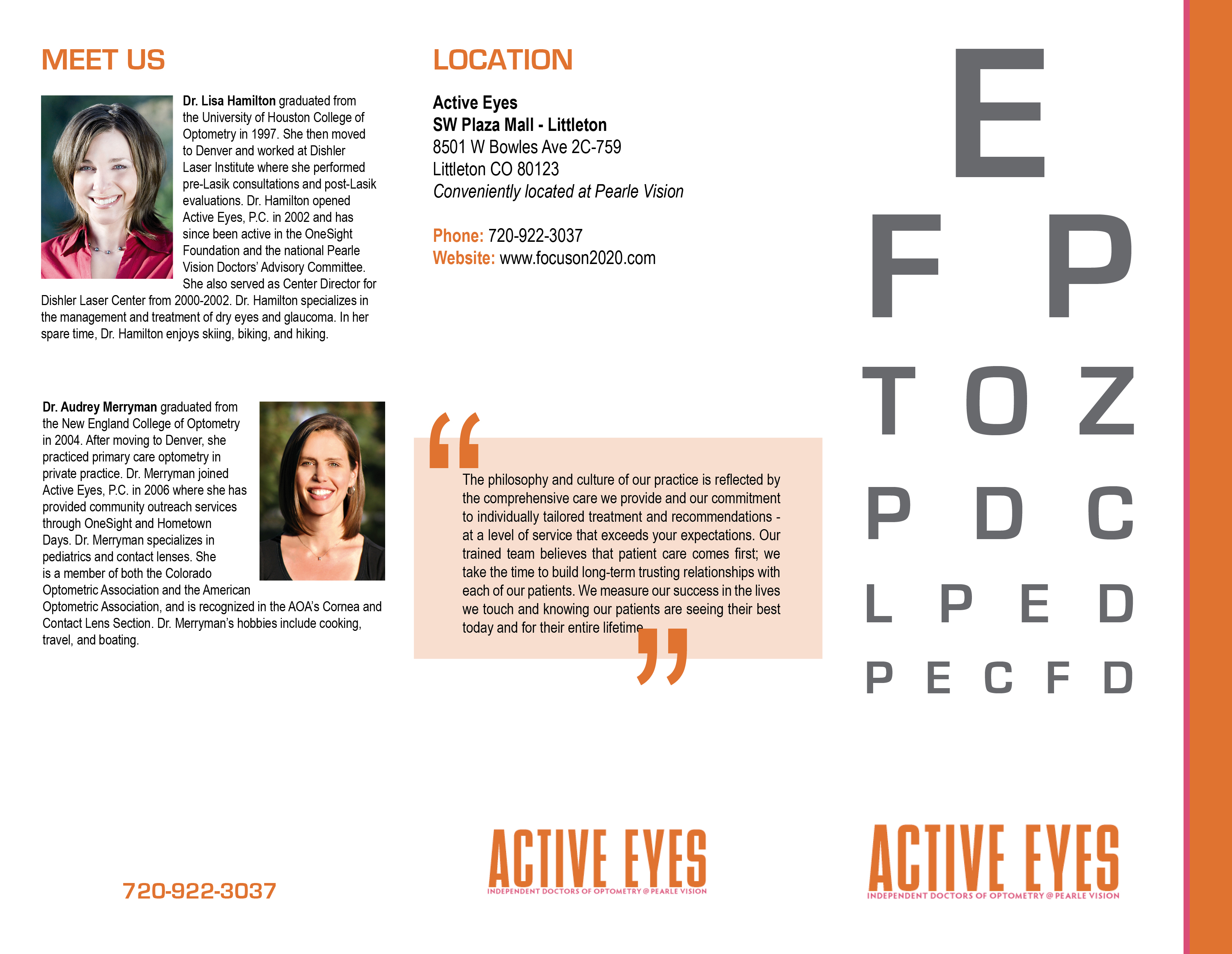 Active Eyes Brochure by Polina Yakusheva at Coroflot.com