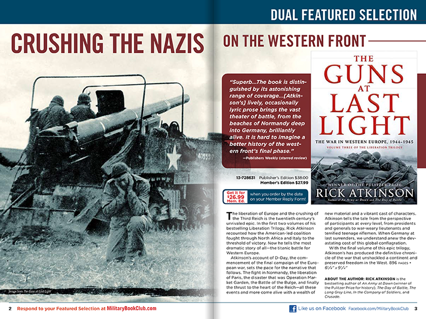 Military Book Club redesign by Andy Ruggirello at Coroflot.com