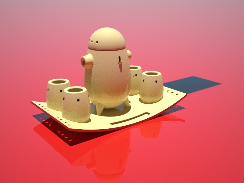 boo tea set by Jose Jorge Hinojosa Primo at Coroflot.com