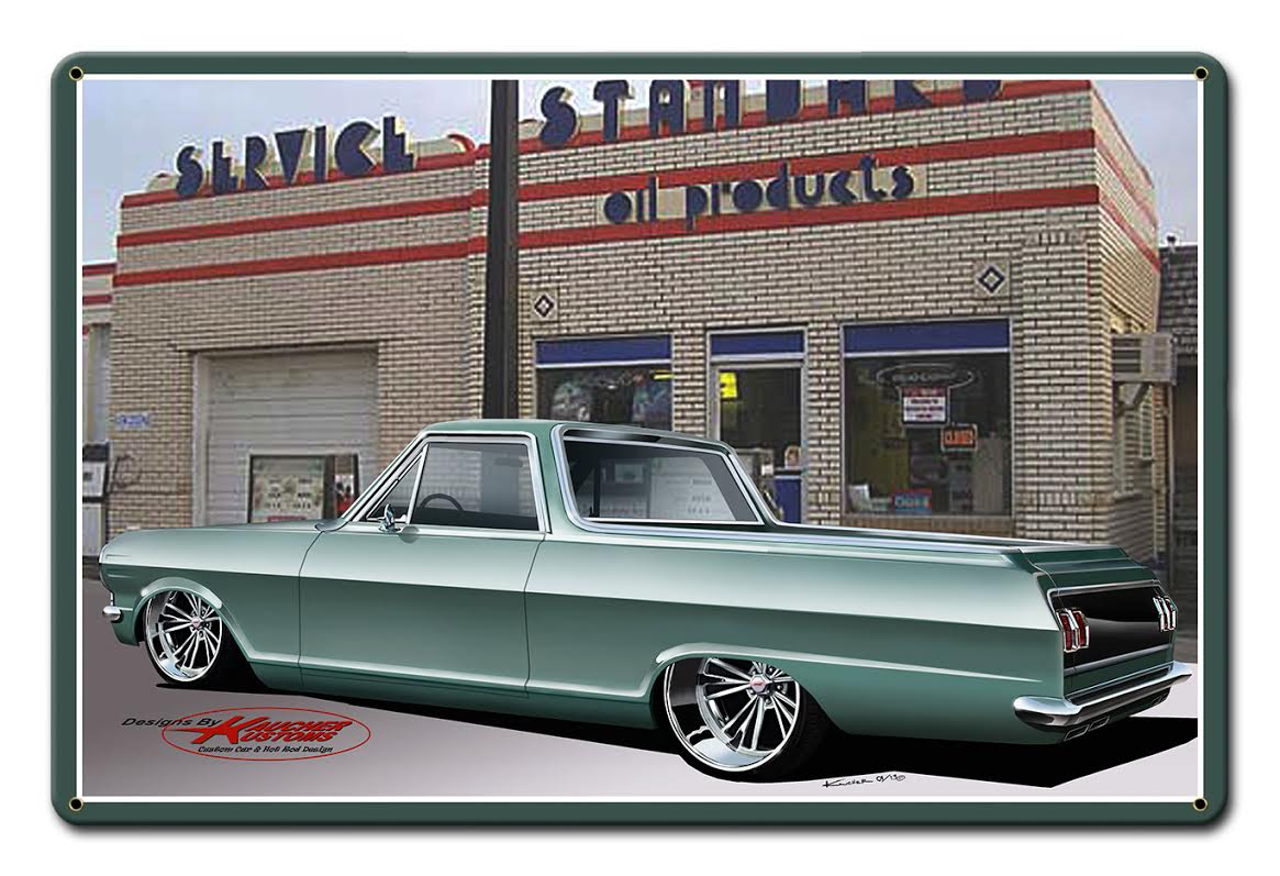 Illustration work Custom car design by Keith Kaucher at Coroflot.com