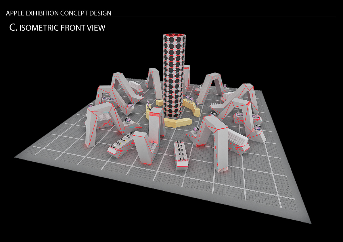 APPLE EXHIBITION CONCEPT DESIGN by Seecay Wong at Coroflot.com