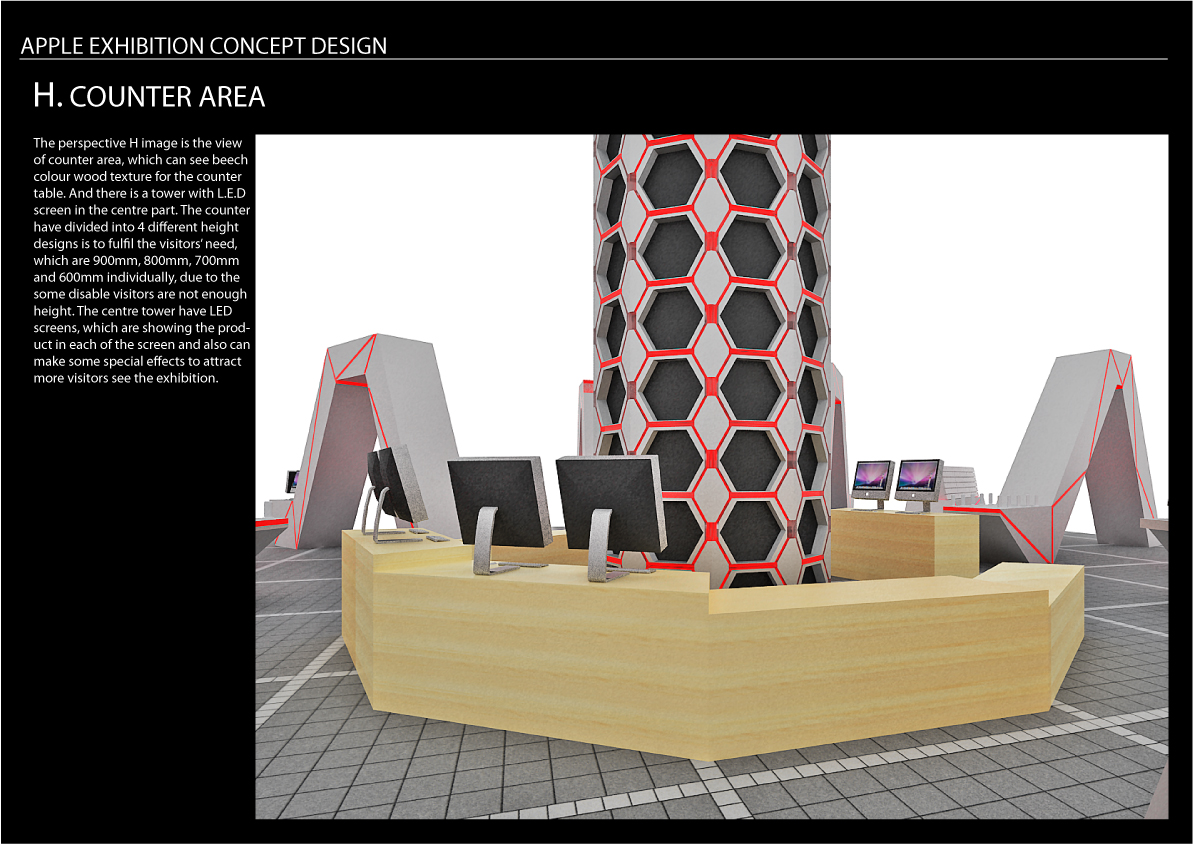 APPLE EXHIBITION CONCEPT DESIGN by Seecay Wong at Coroflot.com