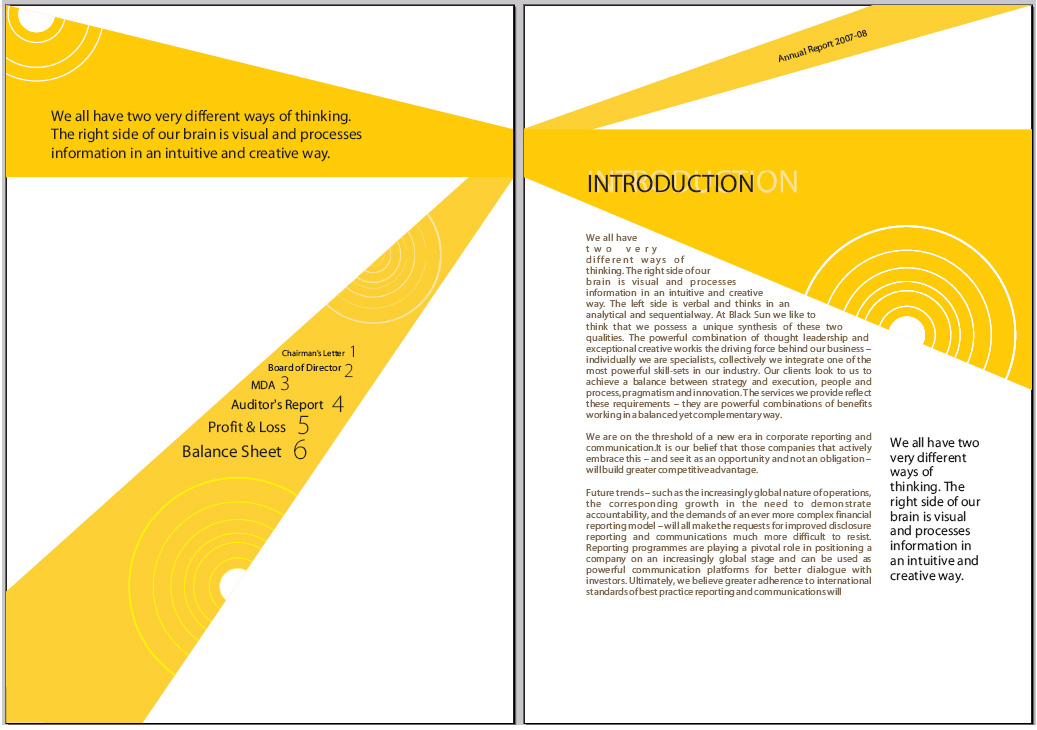 Few of my Inside cover page layout - called theme page by Priyanka Roy ...