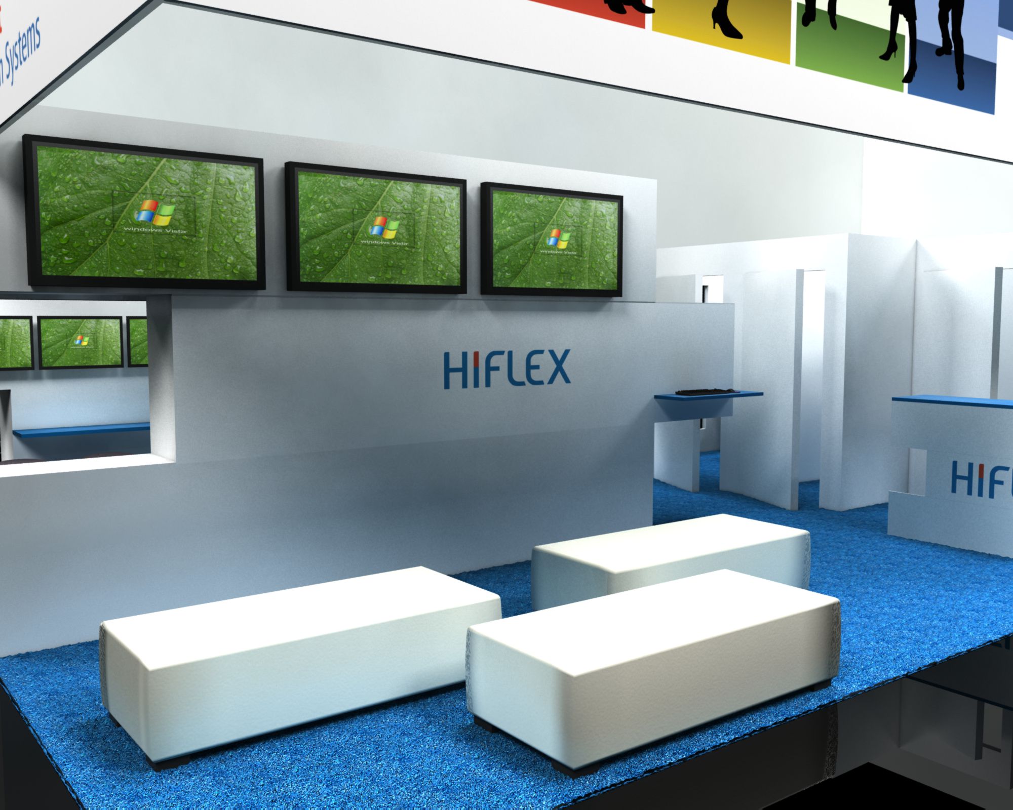 Custom Booth Design by Rachelle Calkins at Coroflot.com