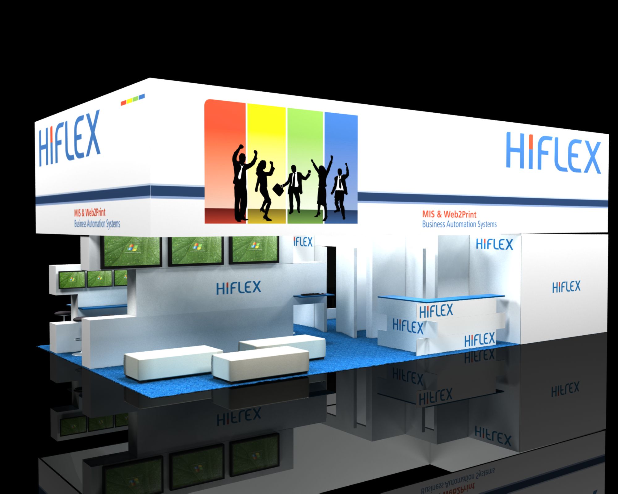 Custom Booth Design by Rachelle Calkins at Coroflot.com