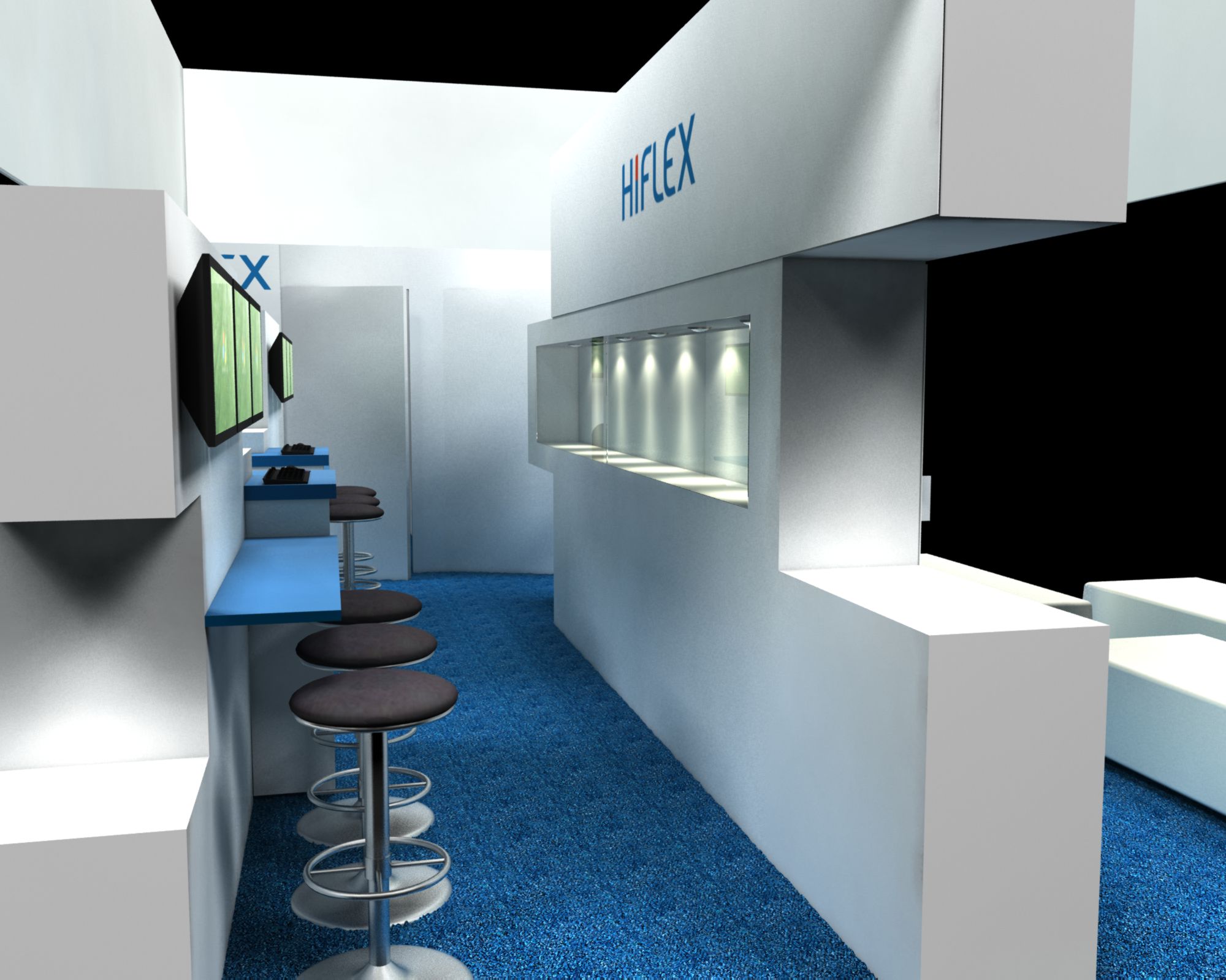 Custom Booth Design by Rachelle Calkins at Coroflot.com