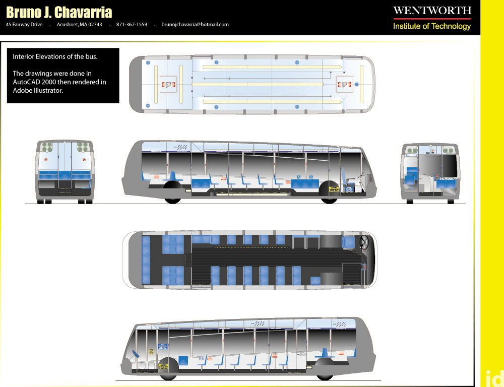 MBTA Bus by Bruno Chavarria at Coroflot.com