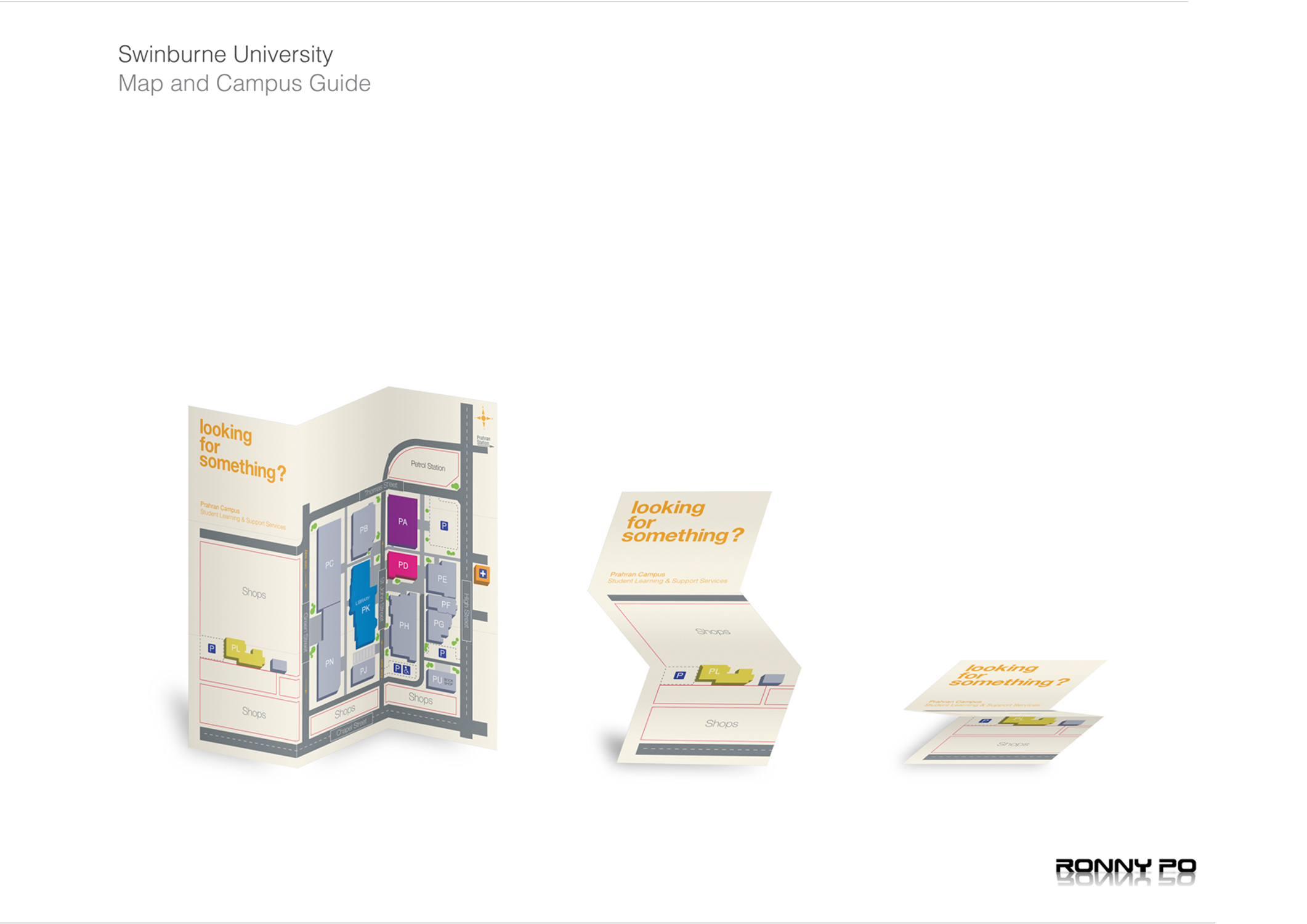 Swinburne University Campus Map by Ronny Po at Coroflot.com