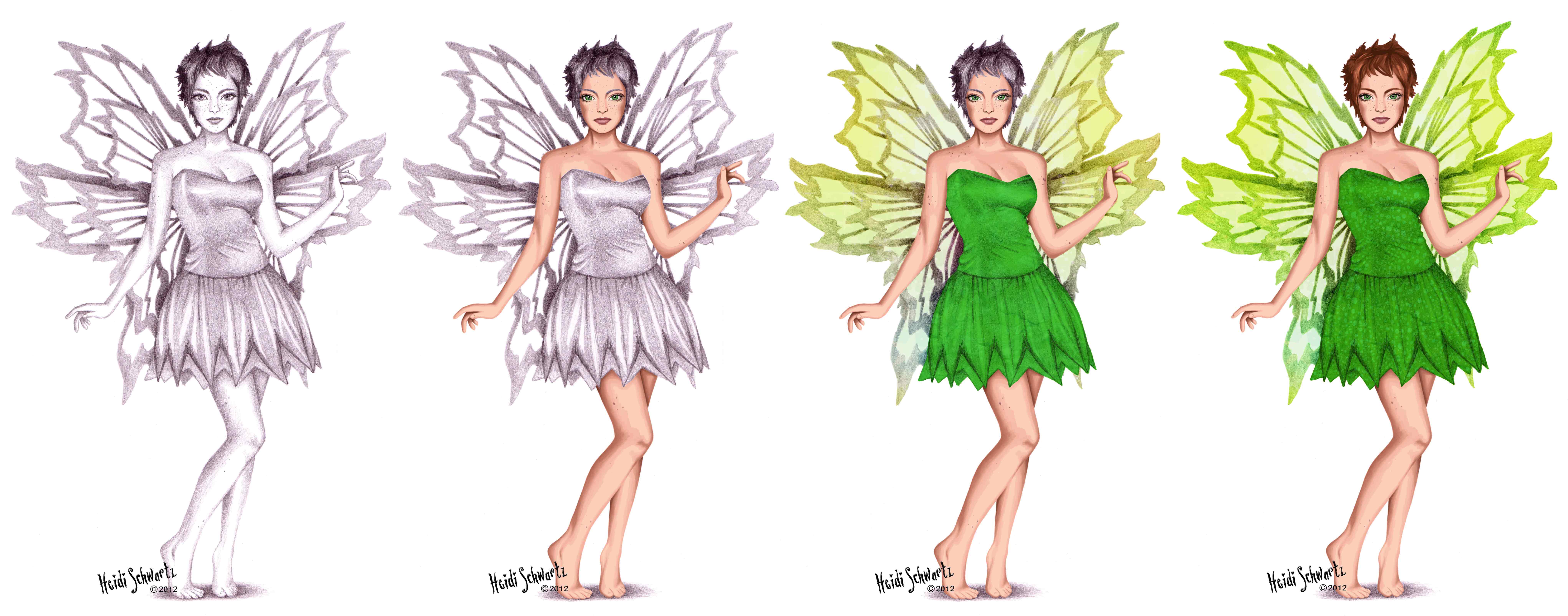 Tinkerbell Digital Character Development by Heidi Schwartz at Coroflot.com