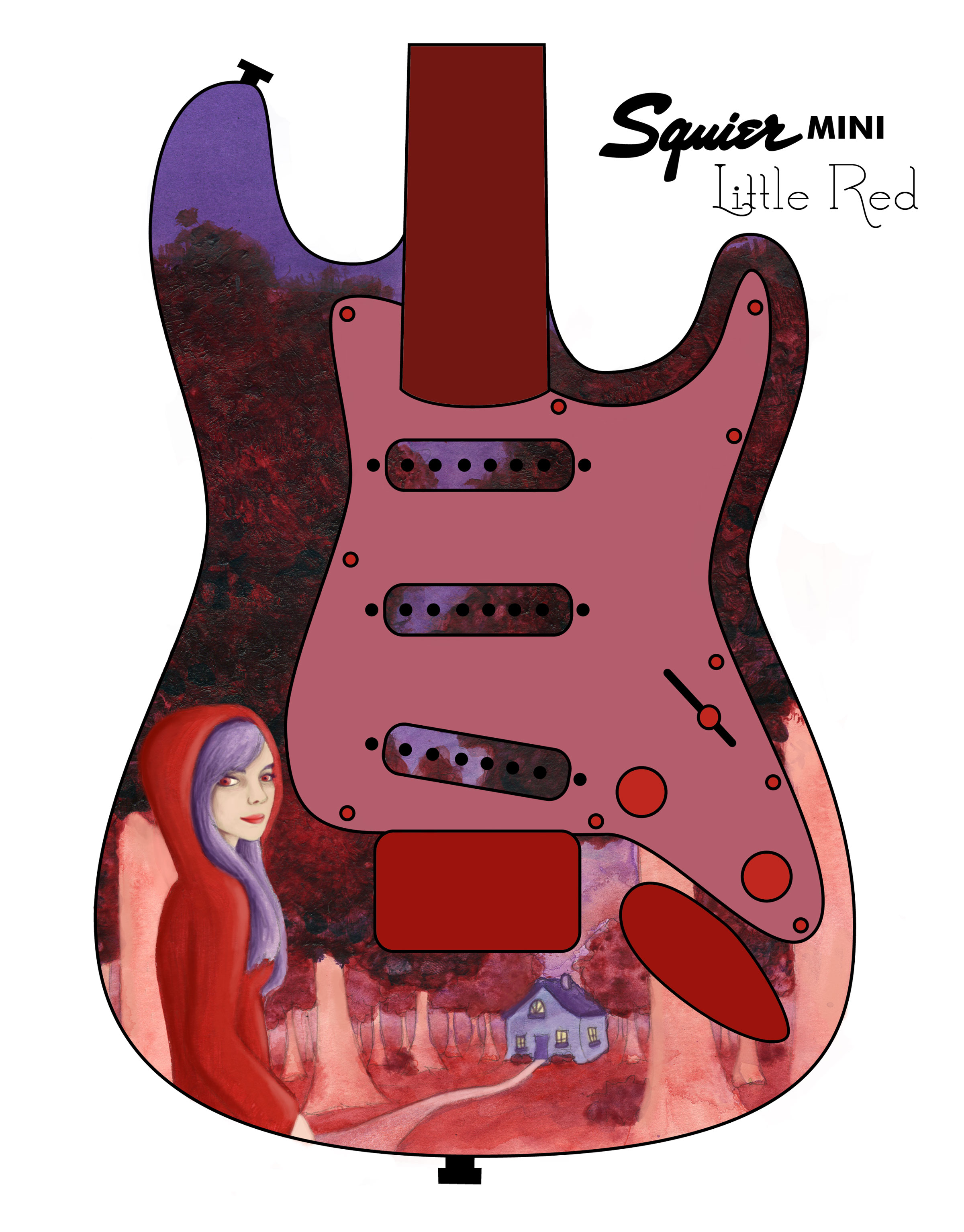 Fairy Tale Guitars Collection by Heidi Schwartz at Coroflot.com