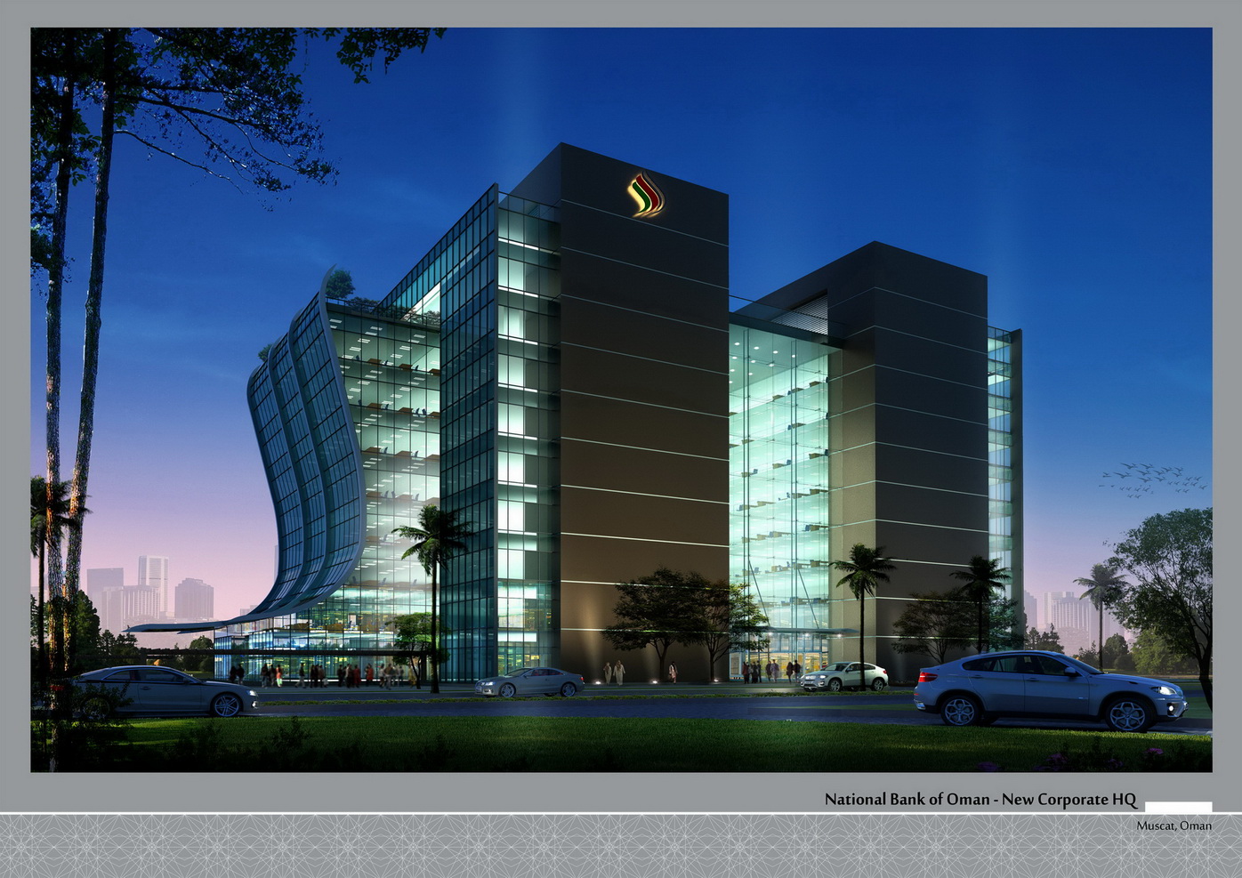 New Corperate Office HQ National Bank of Oman Muscat Oman by afkar DXB ...