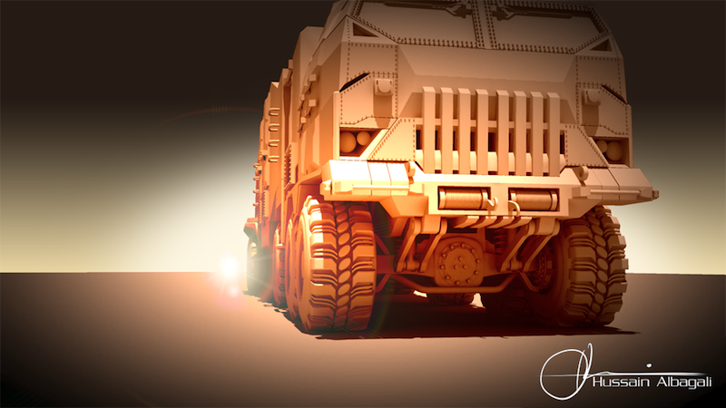 Military loader design by hussain albagali at Coroflot.com