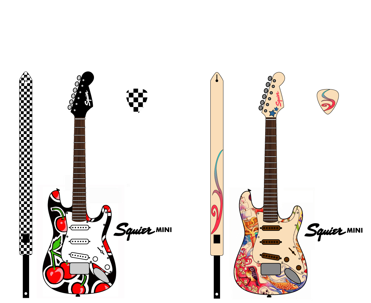 Fender Squire Designs by Kelly Grabko at Coroflot.com
