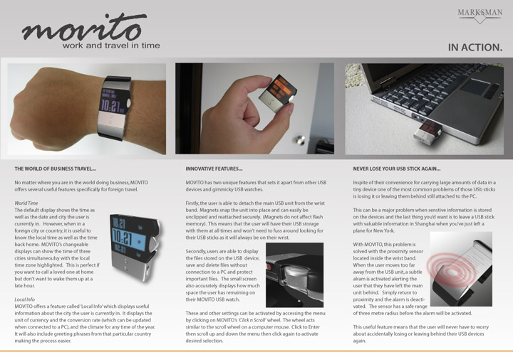 USB Watch by T C at Coroflot.com