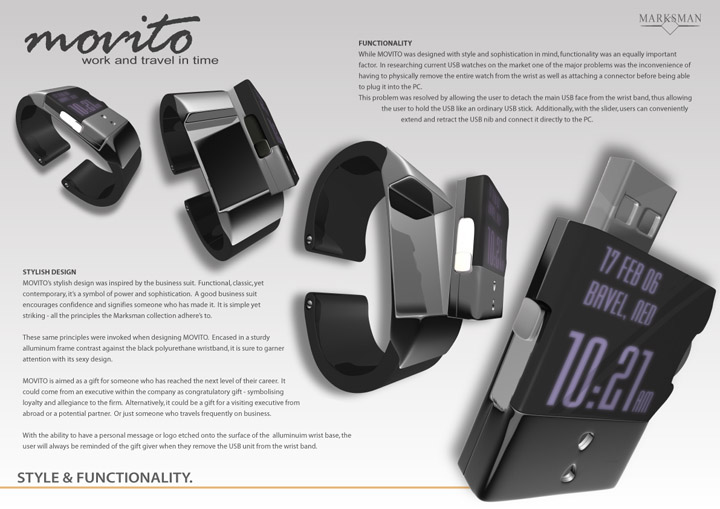 USB Watch by T C at Coroflot.com