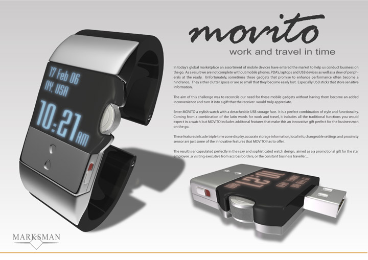 USB Watch by T C at Coroflot.com